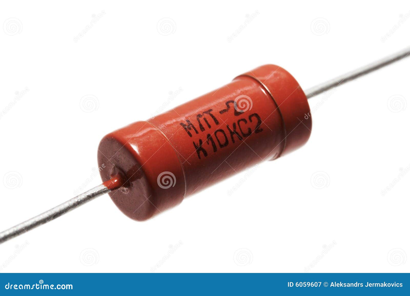 Oranje weerstand stock afbeelding. Image of technologie - 6059607