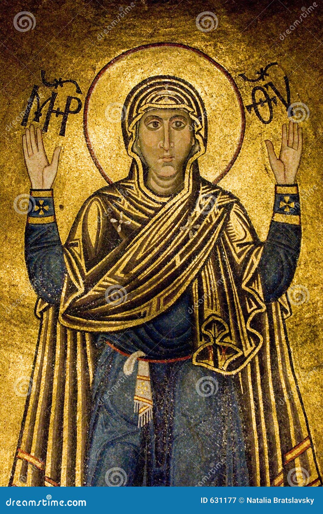 Oranta (Virgin Mary) editorial photography. Image of icon - 631177