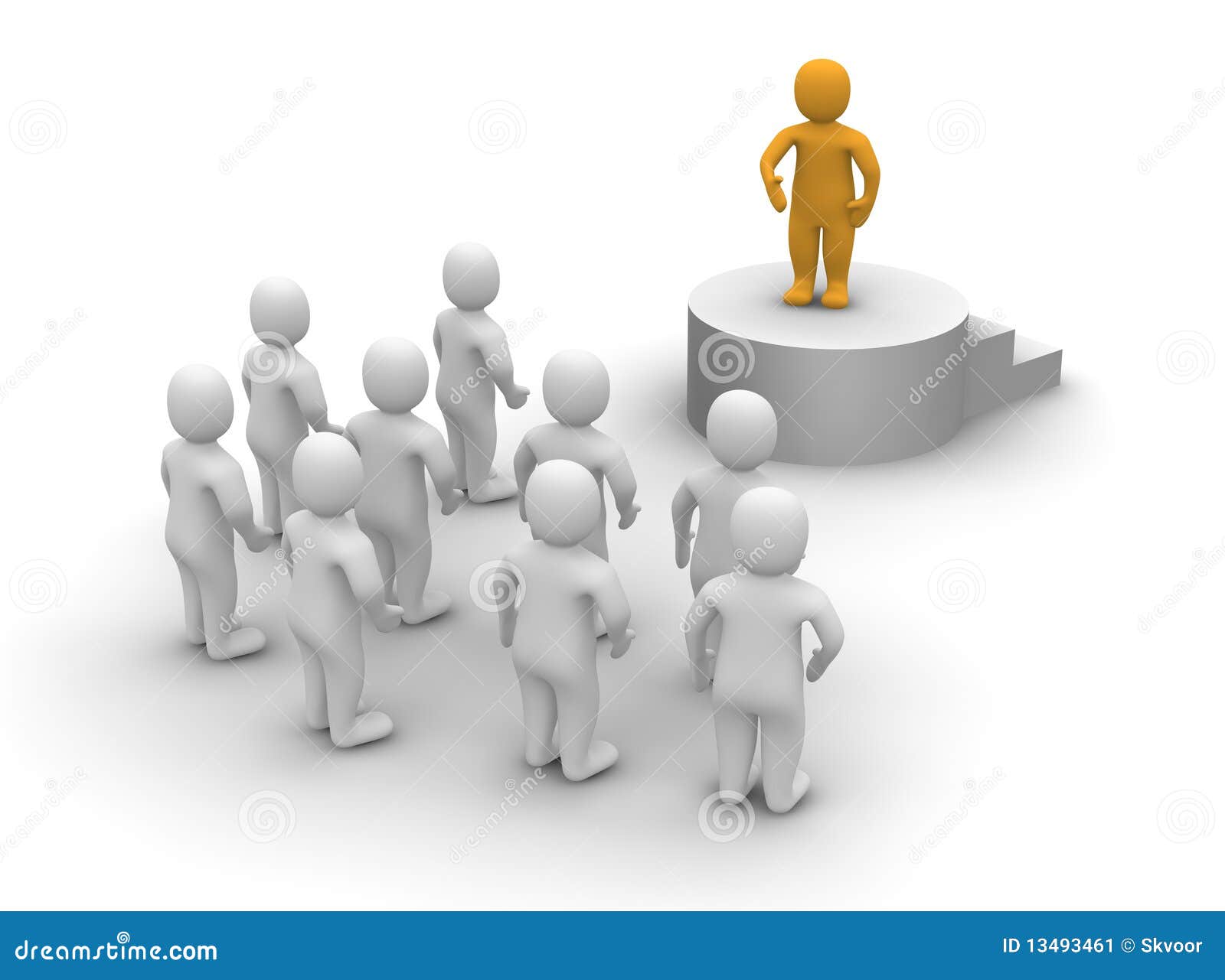 Orateur et assistance illustration stock. Illustration du humain - 13493461