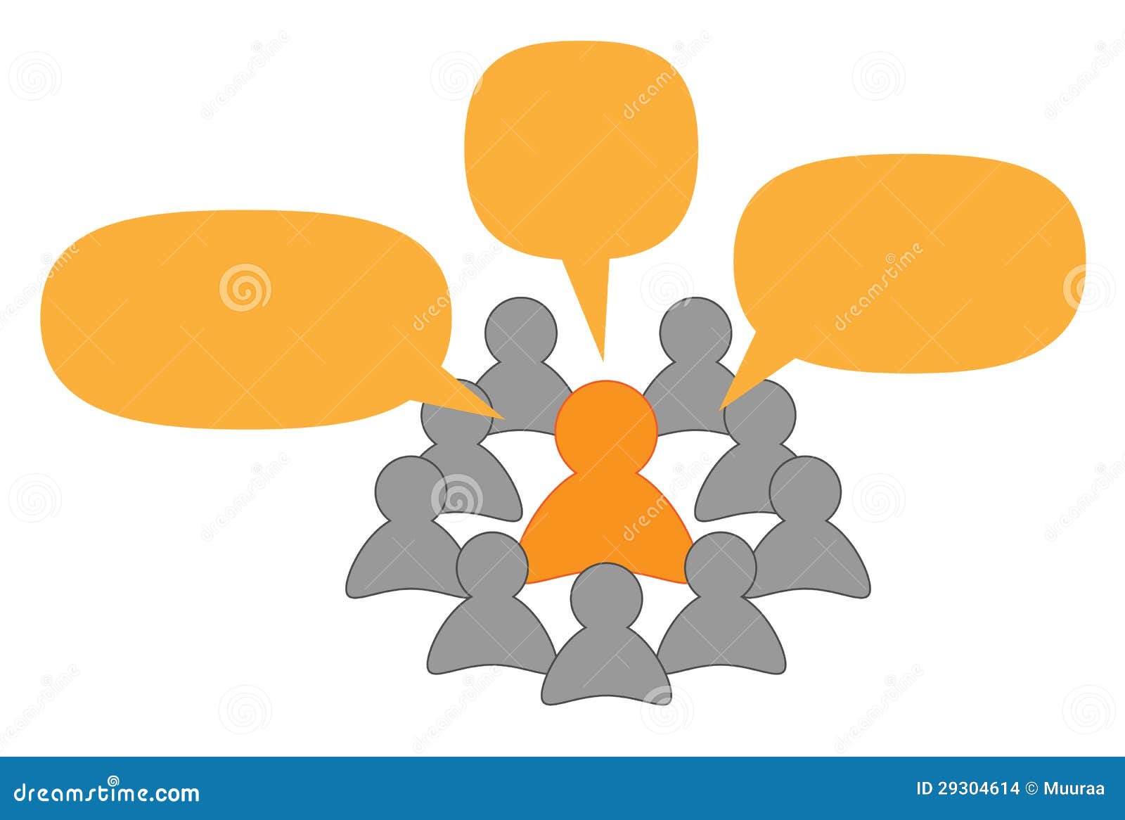 Orateur Ou Professeur Et Auditeurs Illustration de Vecteur ...