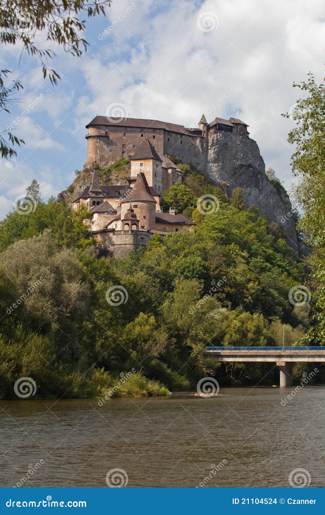 Orava Castle stock photo. Image of fortification, historical - 21104524