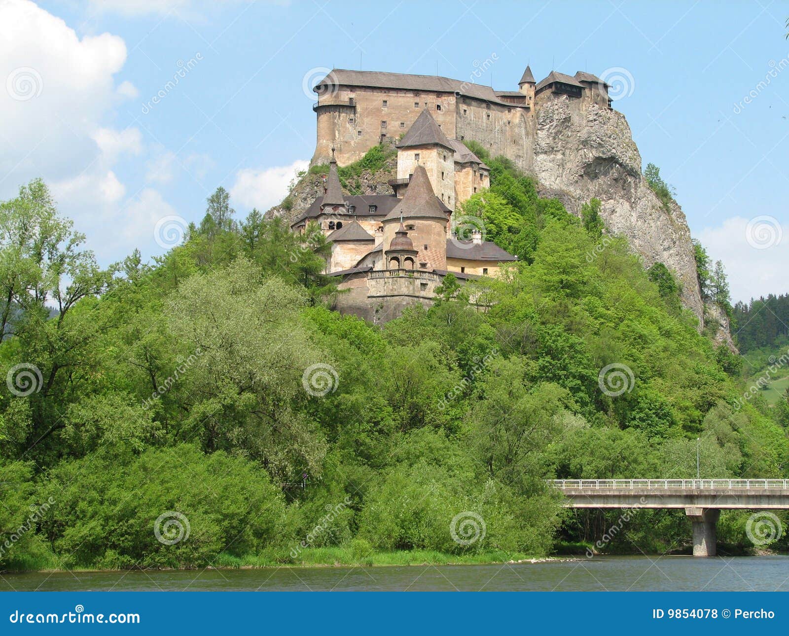 Orava castle stock photo. Image of travel, orava, history - 9854078