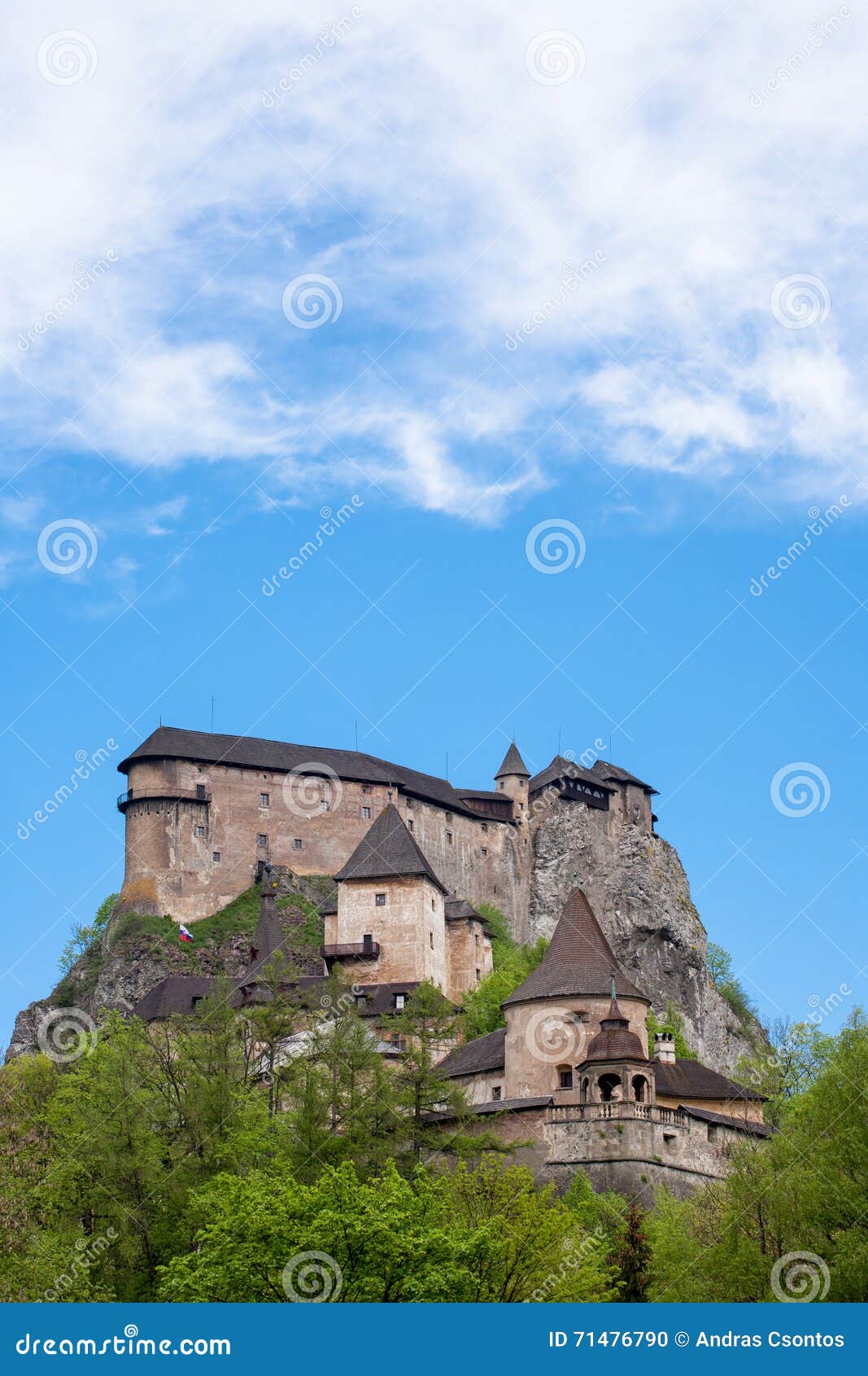 The Orava Castle in Slovakia Stock Photo - Image of fort, beautiful ...