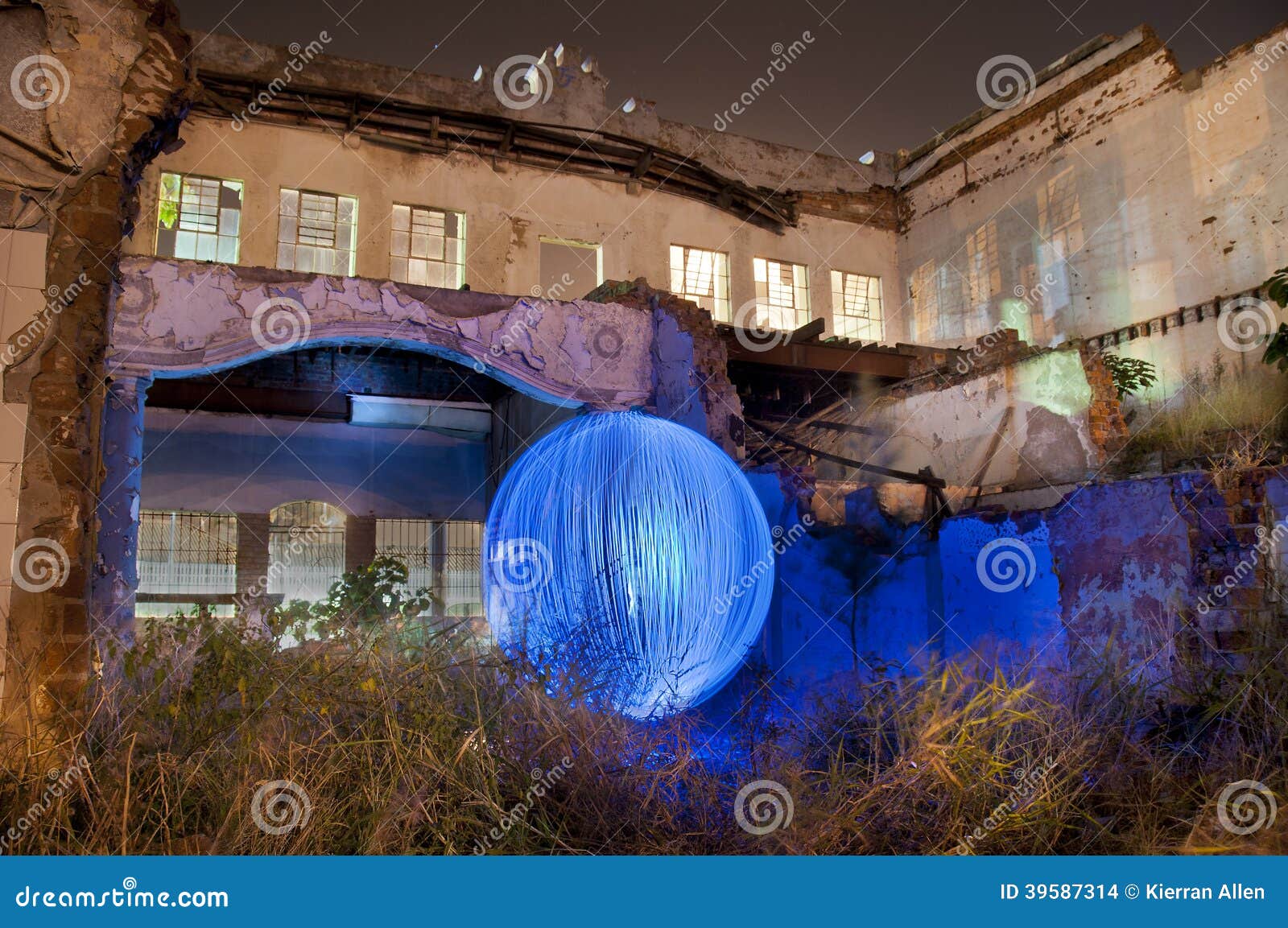Orb in Broken Down Building Stock Photo - Image of orbs, long: 39587314