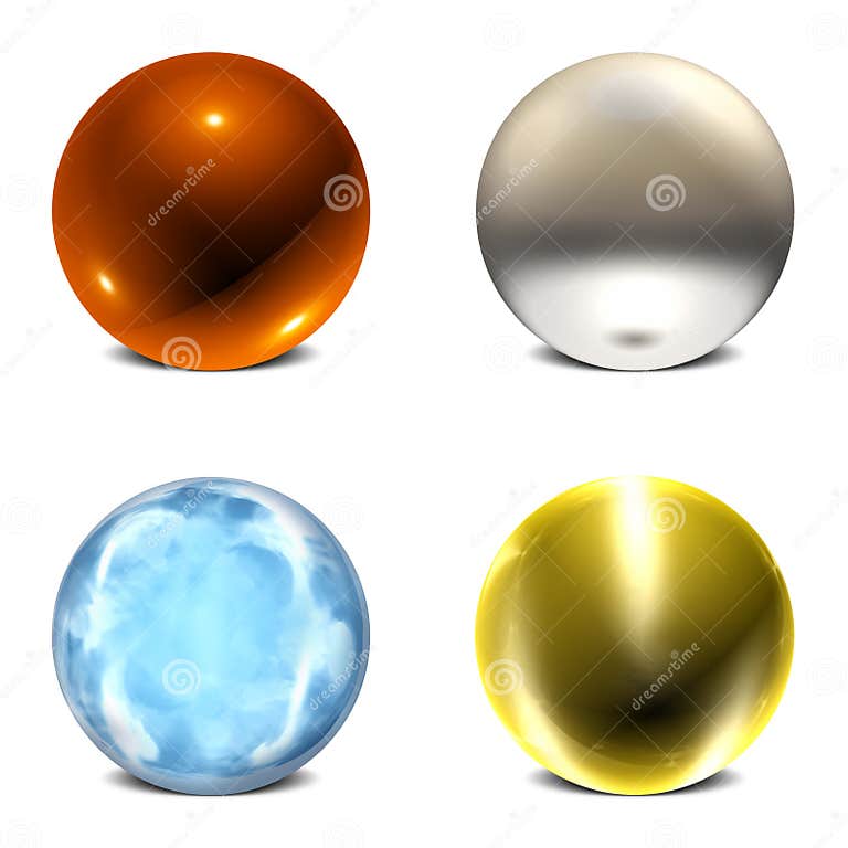 Orb Collection #3 stock illustration. Illustration of round - 9505482