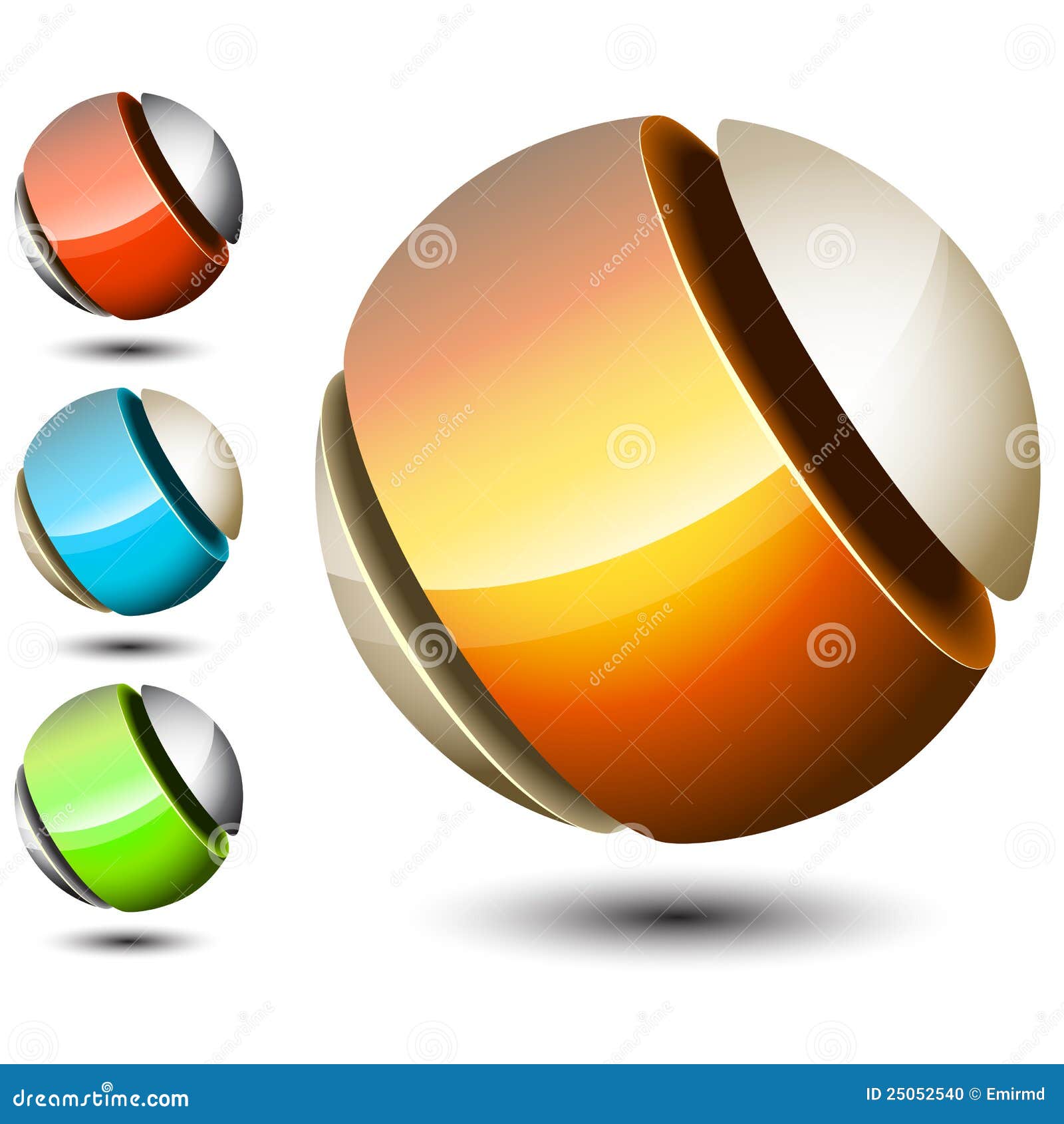 Orb logo stock illustration. Illustration of ball, commercial - 25052540