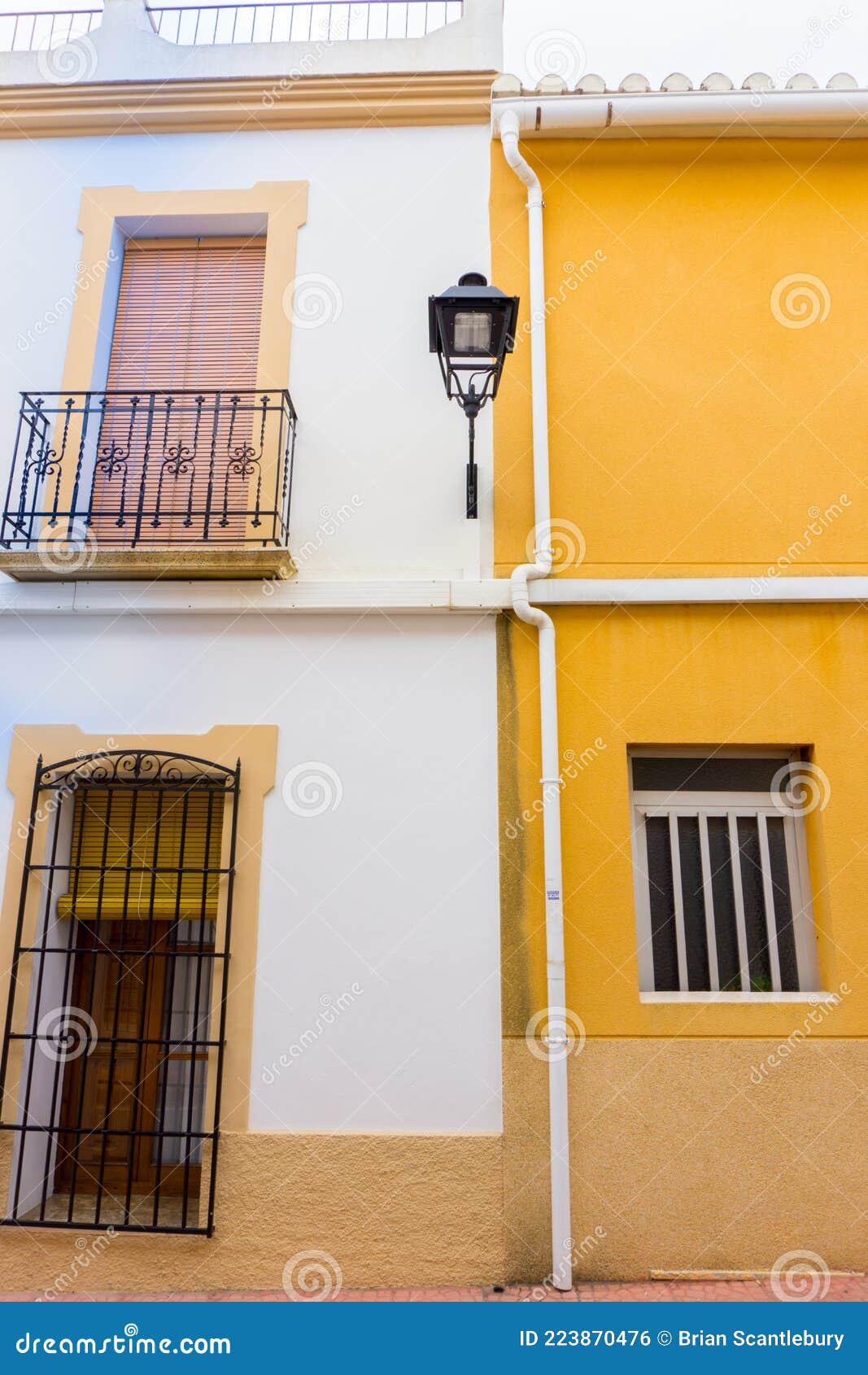 Orba, Village Streets and Buildings, Spain Stock Photo - Image of white ...