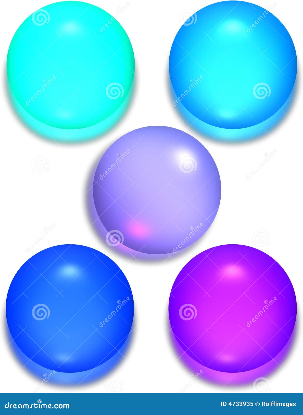 Orbes stock de ilustración. Ilustración de colorido, opalescente - 4733935