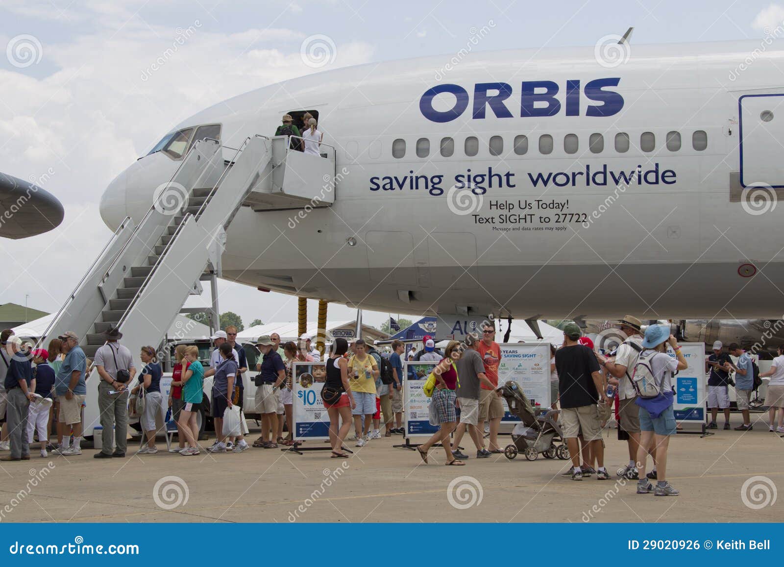 Orbis Flying Eye Hospital Plane Editorial Photo - Image of july, show ...
