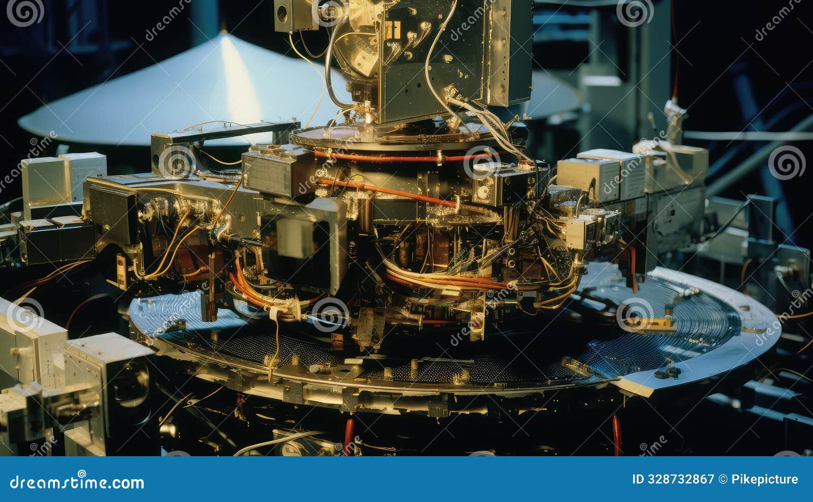 Orbit Aerospace Electronics Stock Illustration - Illustration of ...