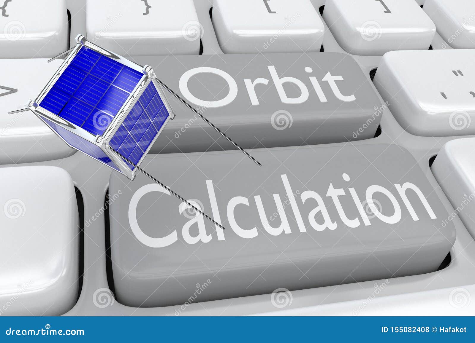 Orbit Calculation concept stock illustration. Illustration of education ...