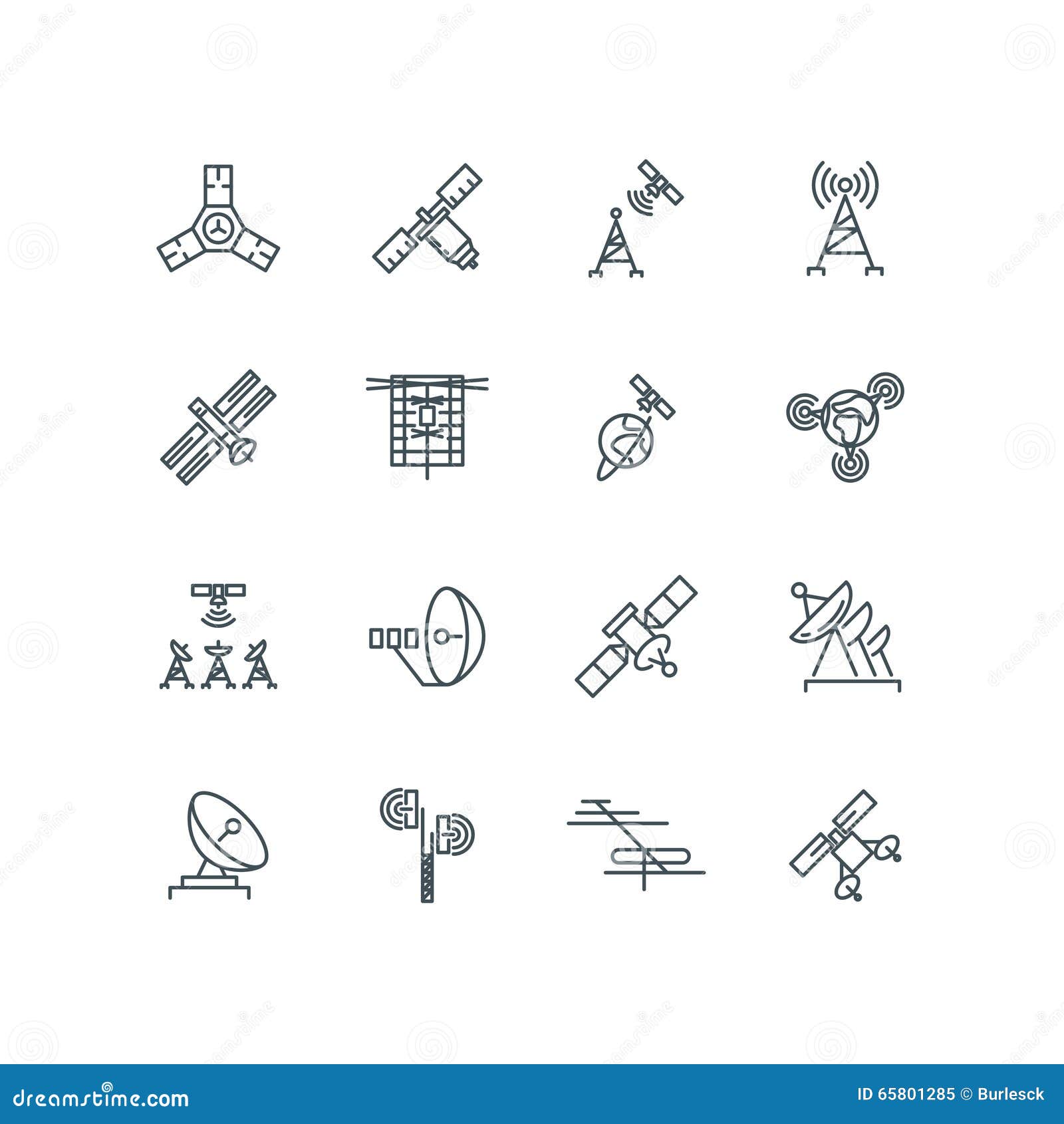 GPS Satellite Vector Illustration Cartoon Style | CartoonDealer.com ...