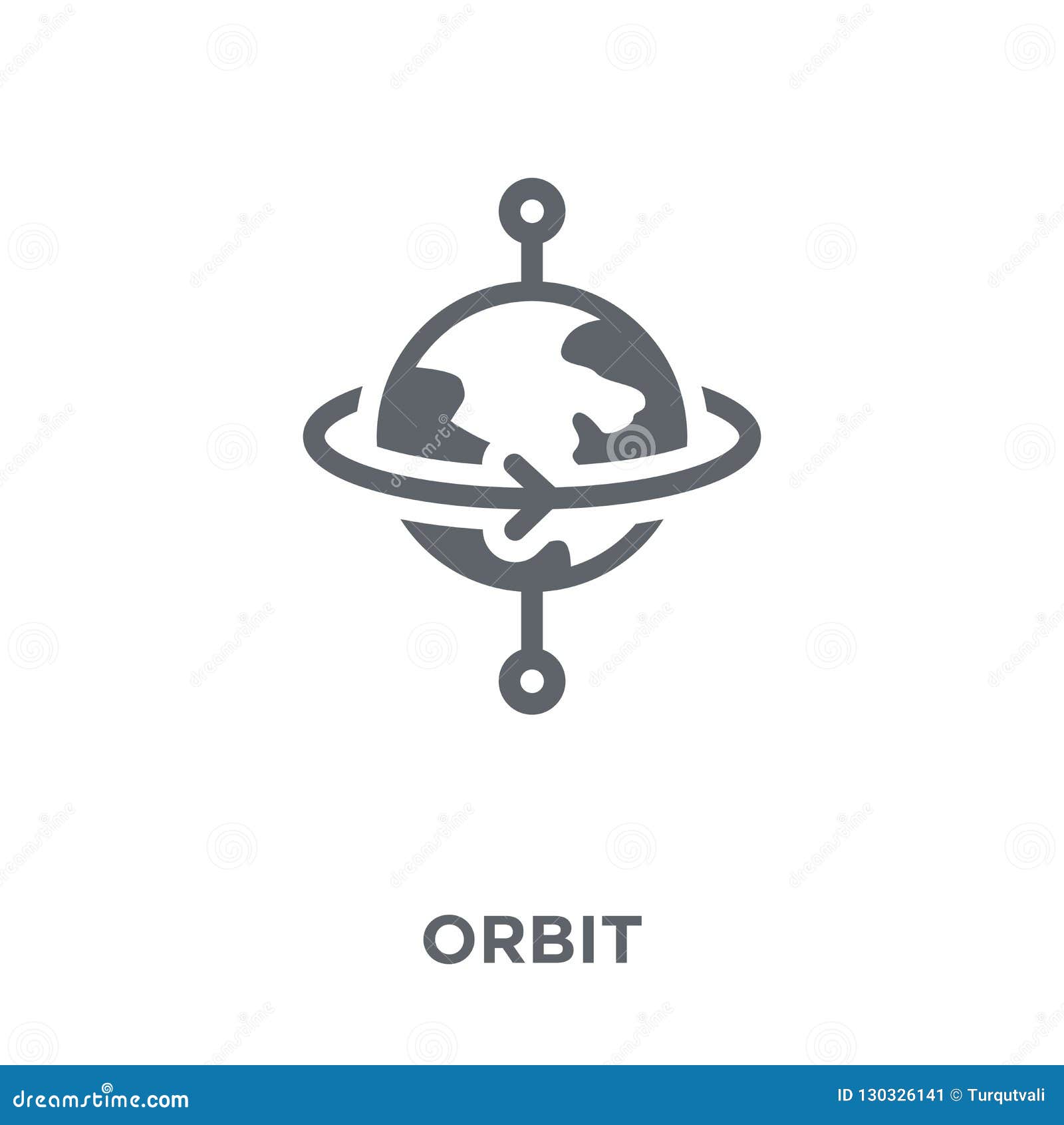 Orbit Icon From Astronomy Collection. Stock Vector - Illustration of ...