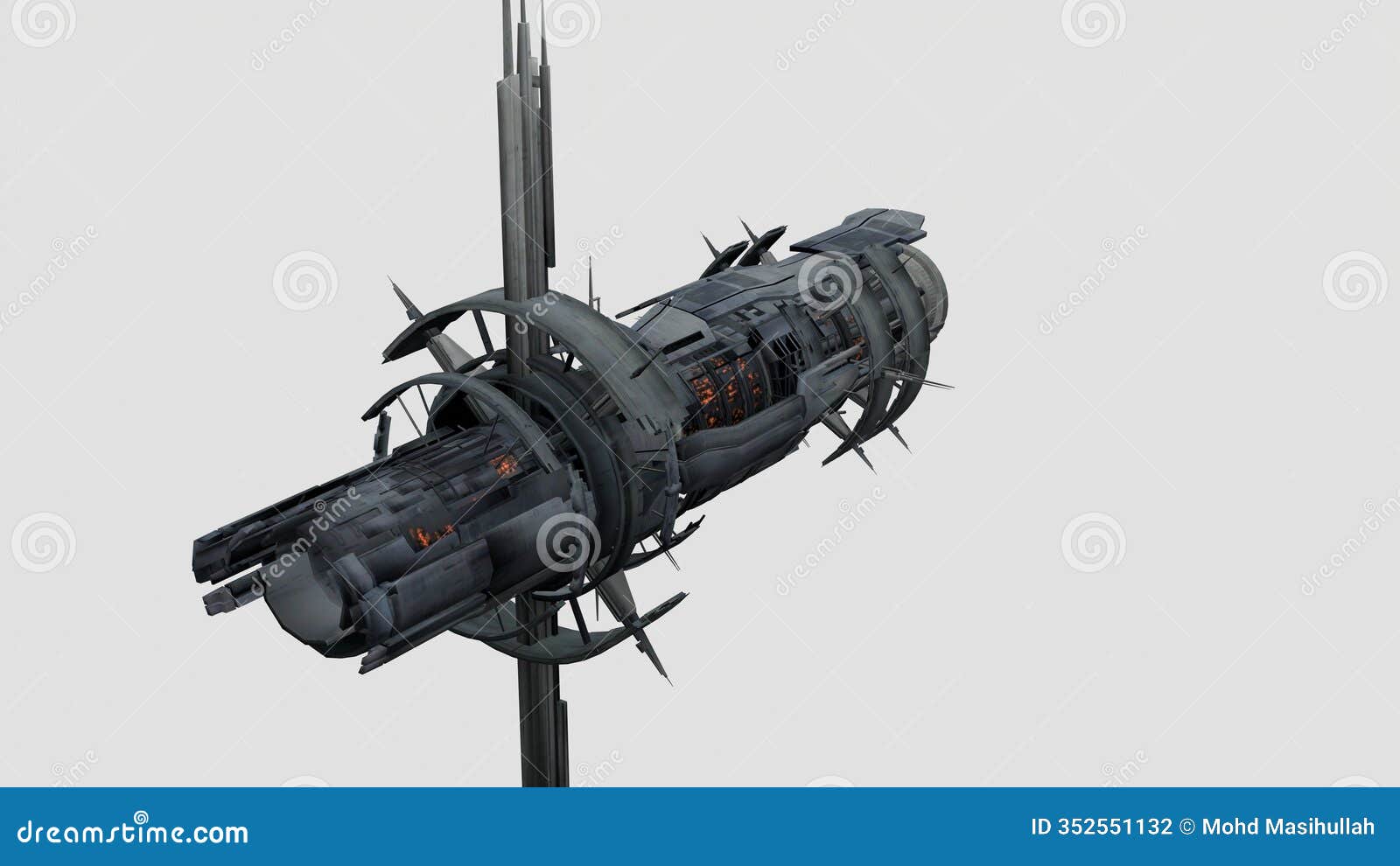 Orbital Camera Crash View with White Background Editorial Photography ...