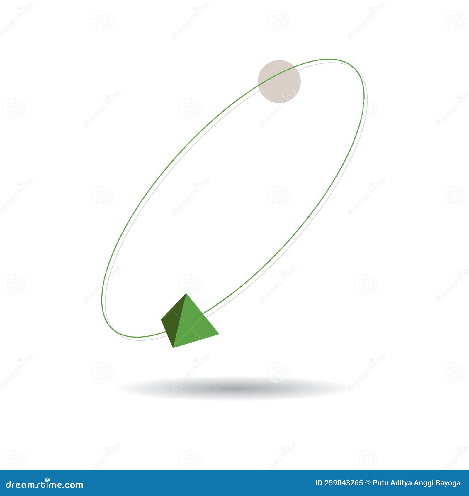 Orbital logo template stock vector. Illustration of simple - 259043265