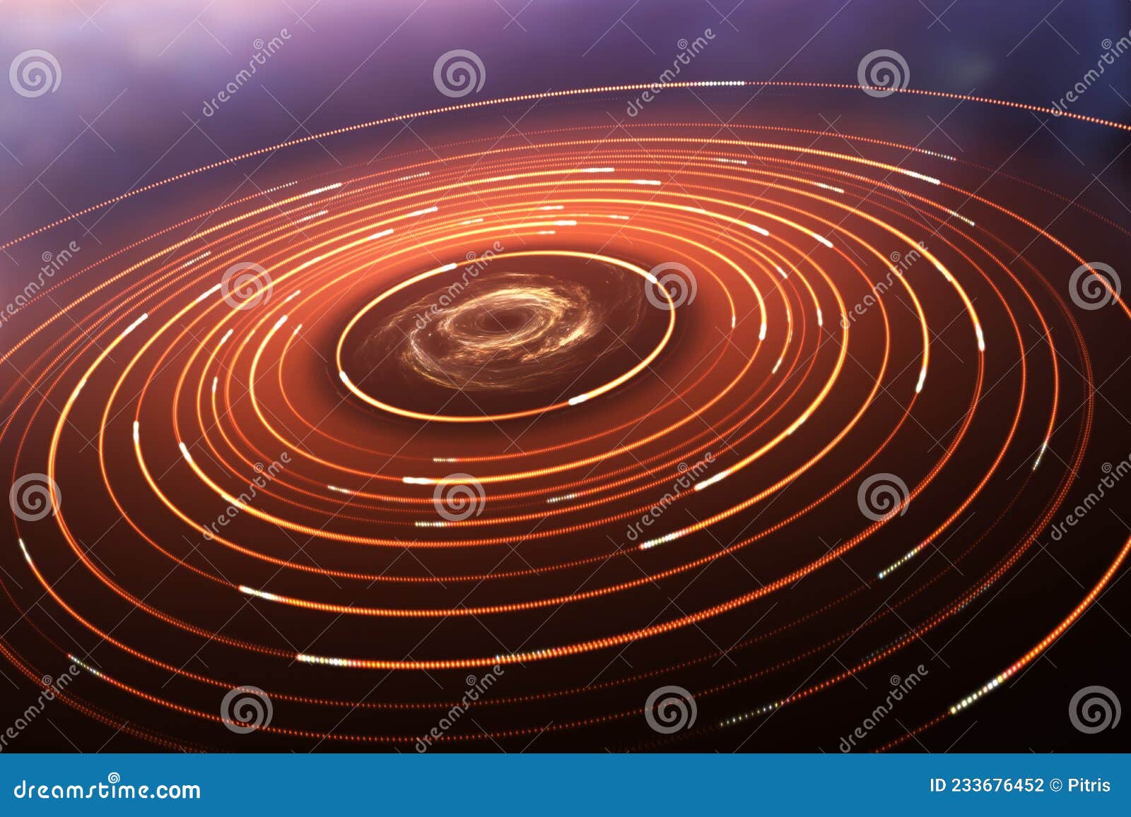 Orbital Speed of Stars in the Galaxy Stock Illustration - Illustration ...