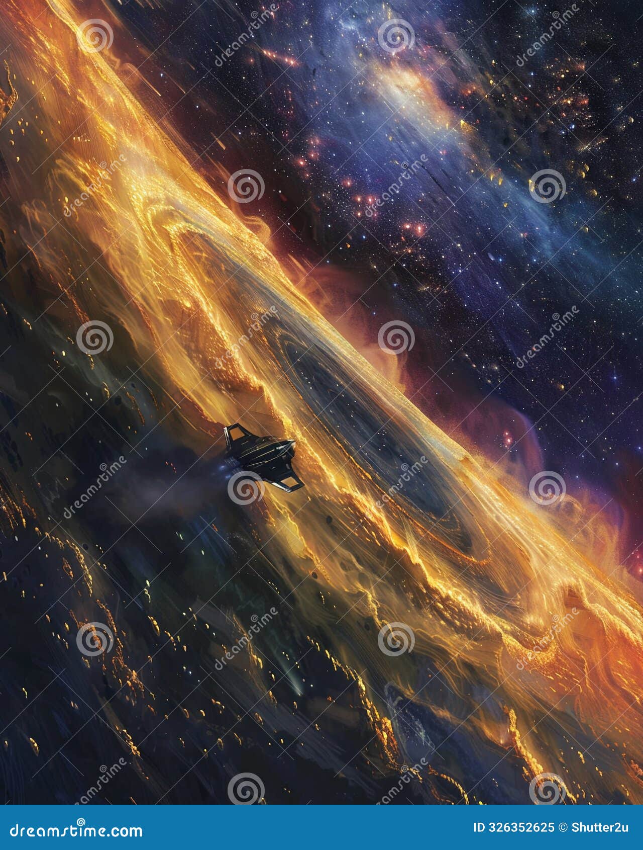 Orbiter Soars Above Earth Carving a Path through the Cosmos and into ...