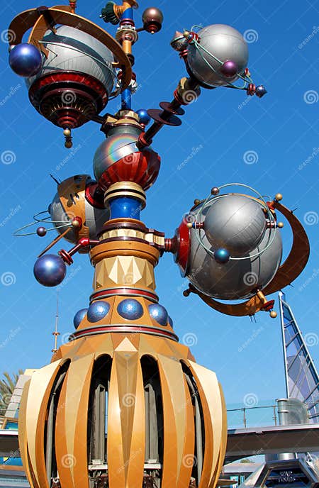Orbitor ride disneyland editorial image. Image of angeles - 19383870