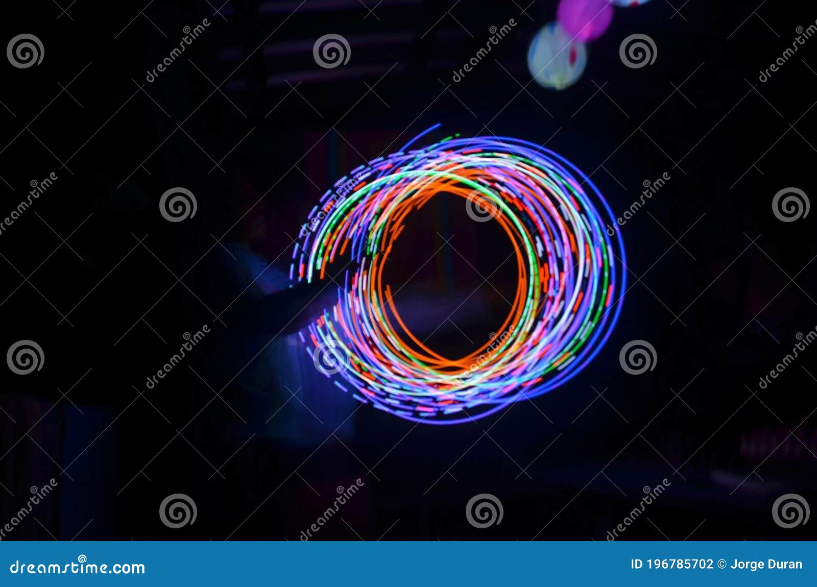 Orbits Light Circular Pattern Stock Photo - Image of pattern, line ...