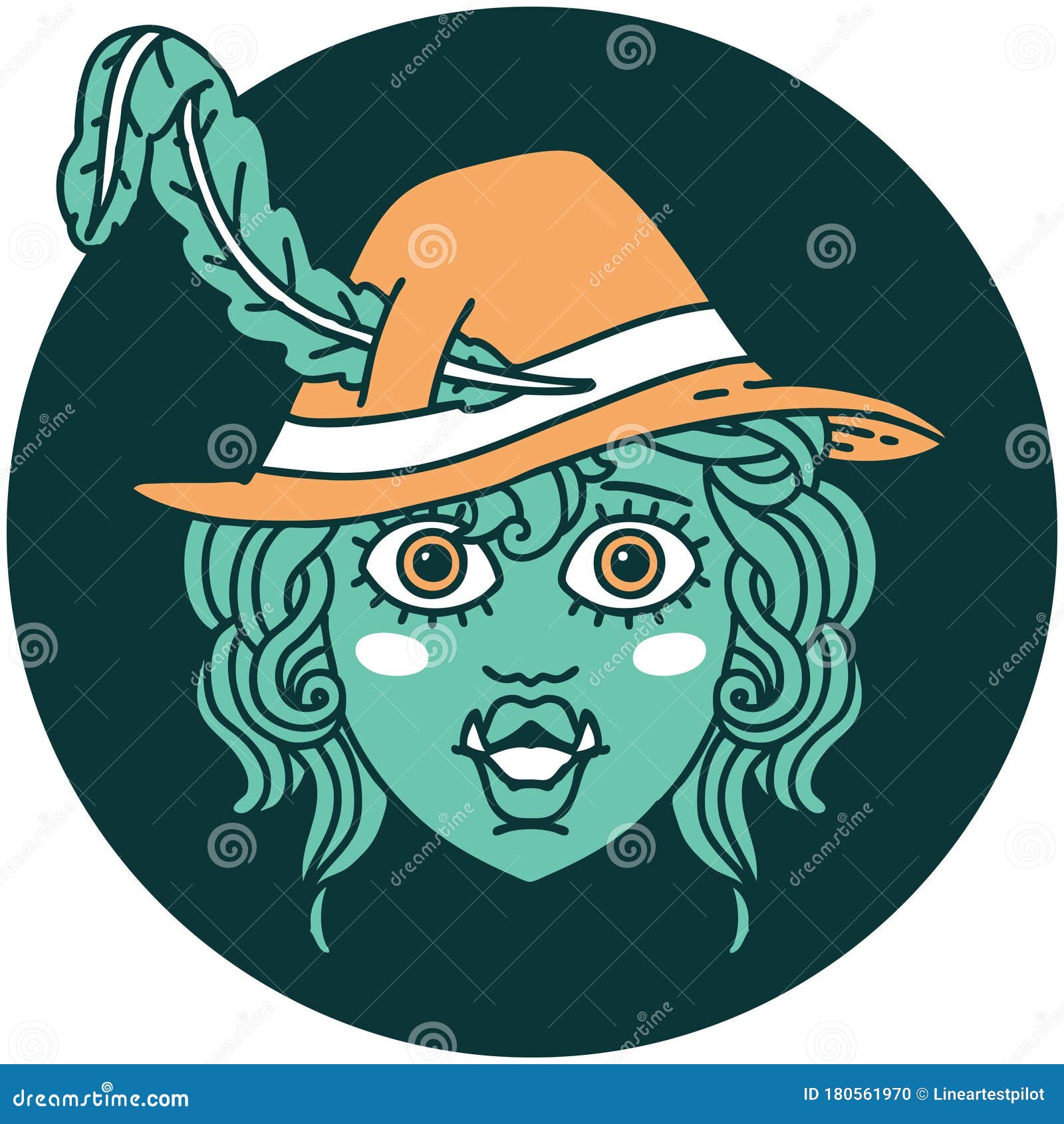 Boy Bard Play Trumpet As Fairy Tale Character Vector Illustration Stock ...