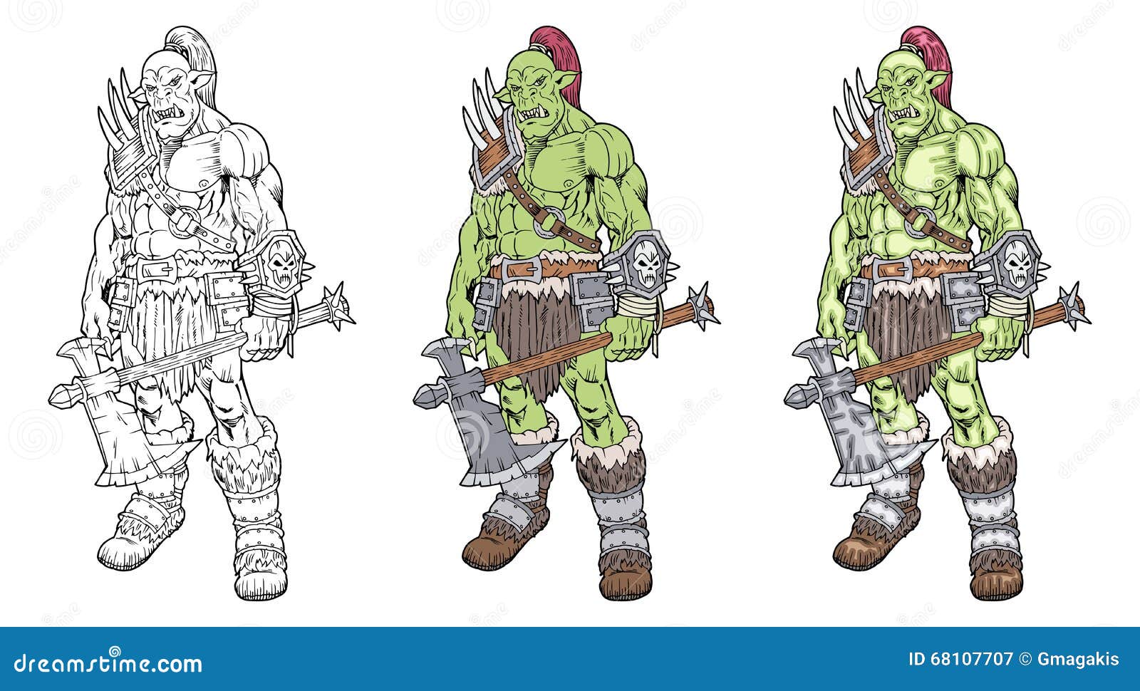 Titans Warrior Mascot Logo Design Cartoon Vector | CartoonDealer.com ...