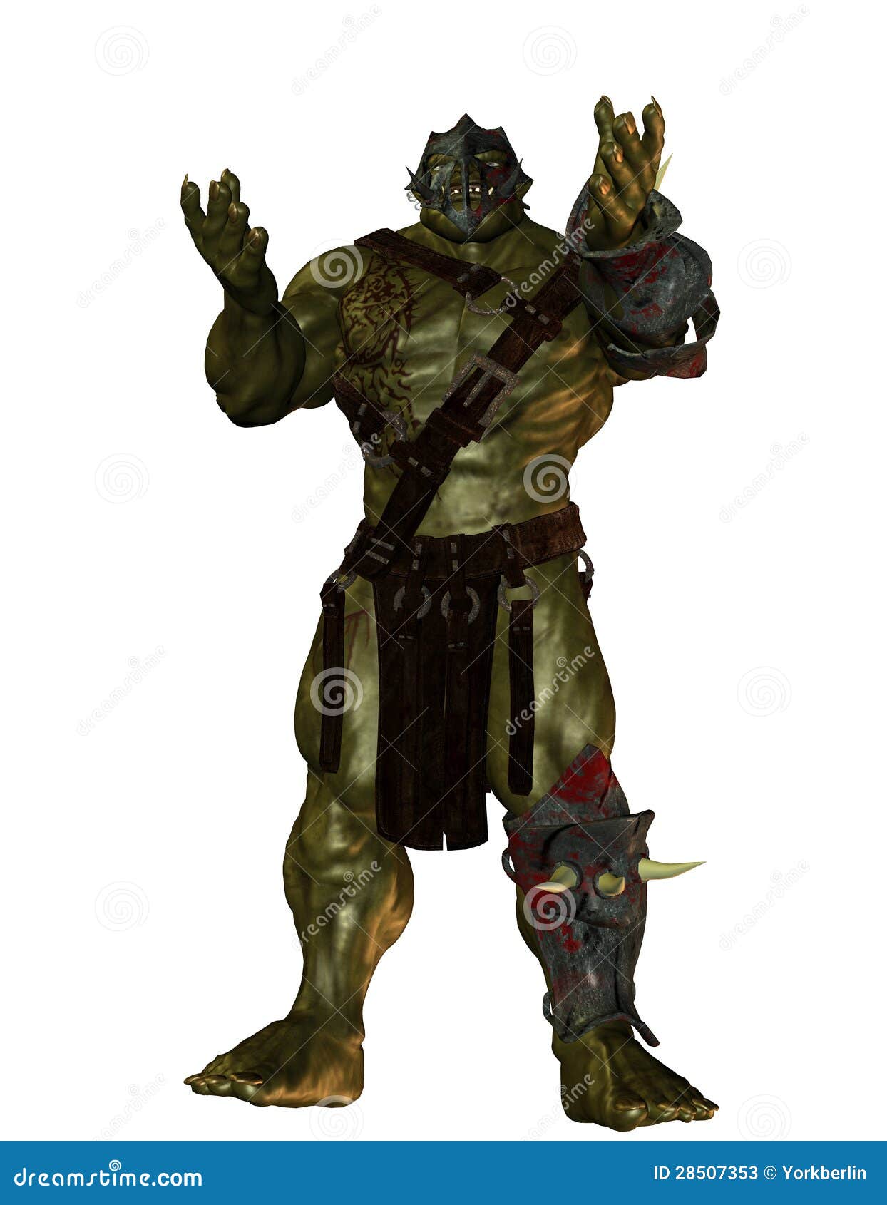 Orc Warrior Royalty-Free Stock Photo | CartoonDealer.com #28507353
