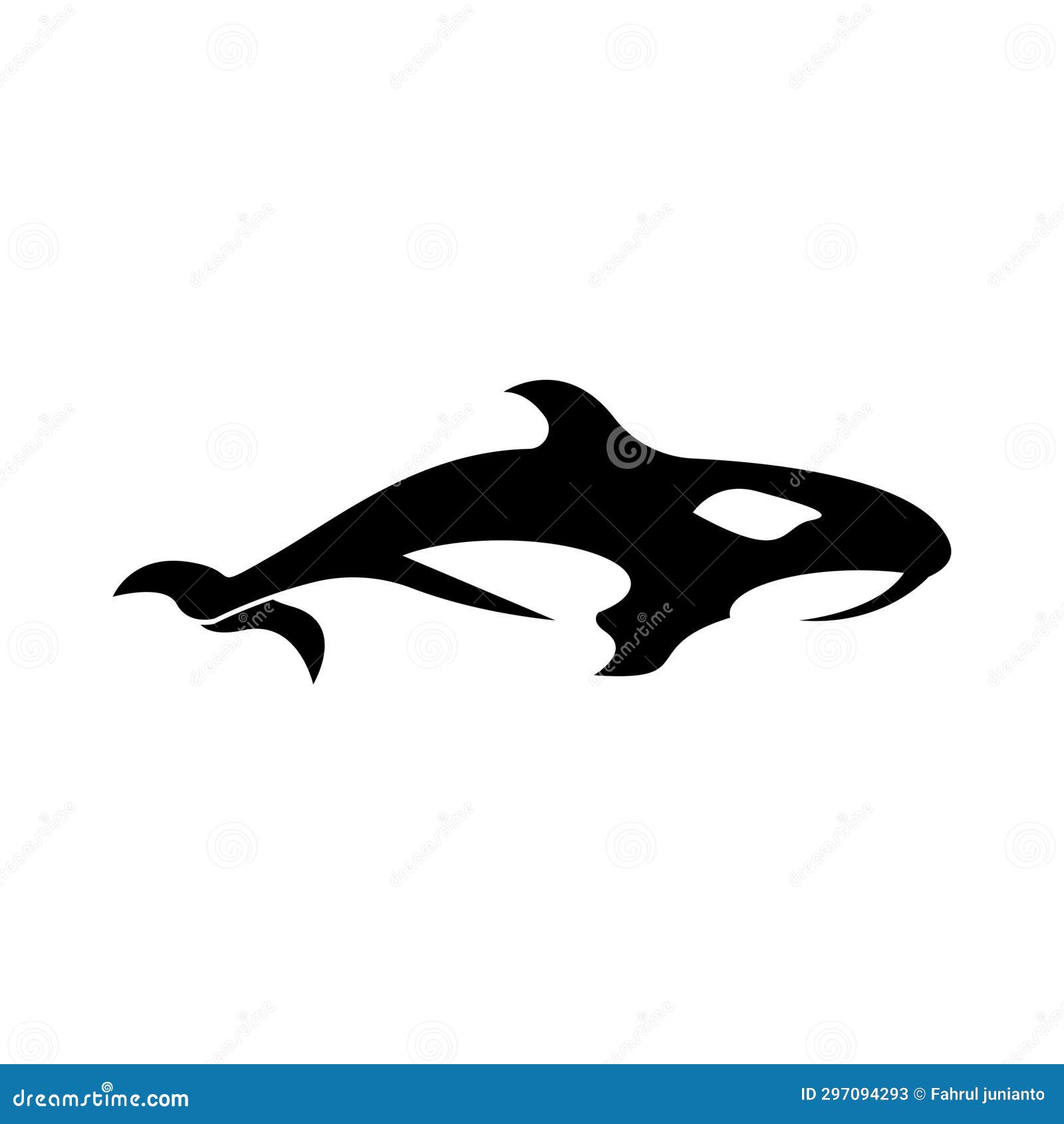 Orca Icon and Symbol Vector Template Illustration Stock Vector ...