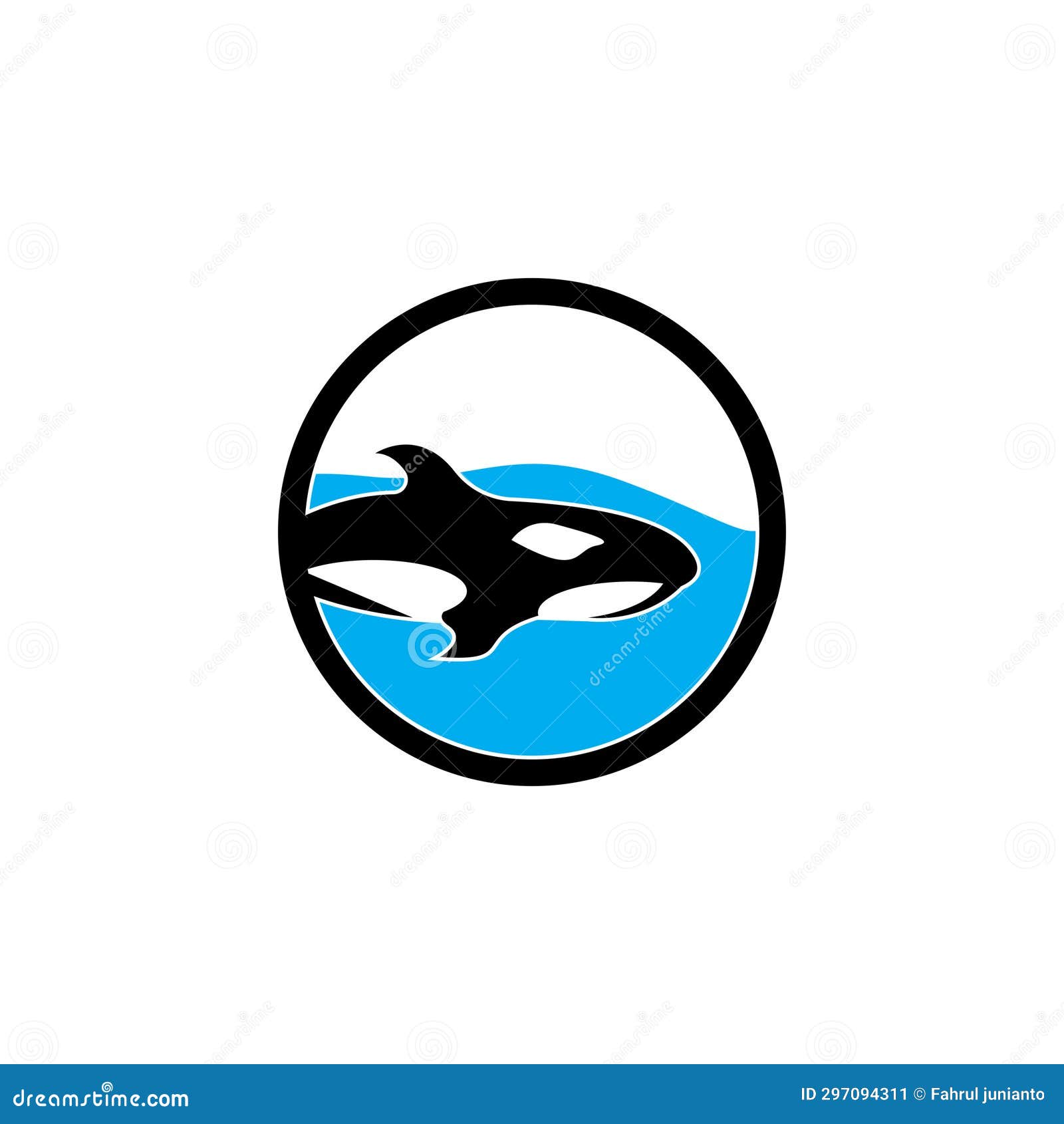 Orca Icon and Symbol Vector Template Illustration Stock Vector ...