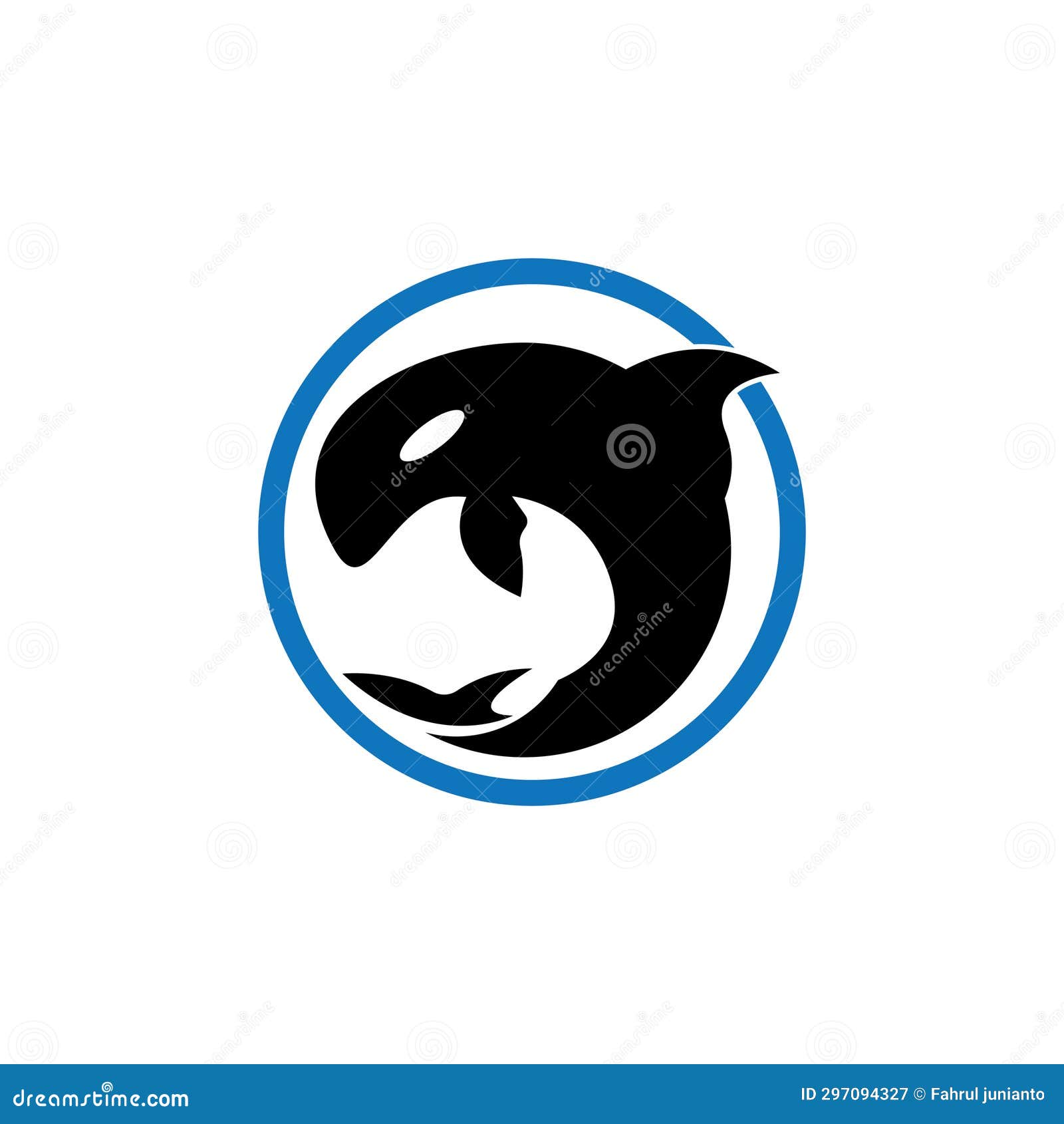 Orca Icon and Symbol Vector Template Illustration Stock Vector ...