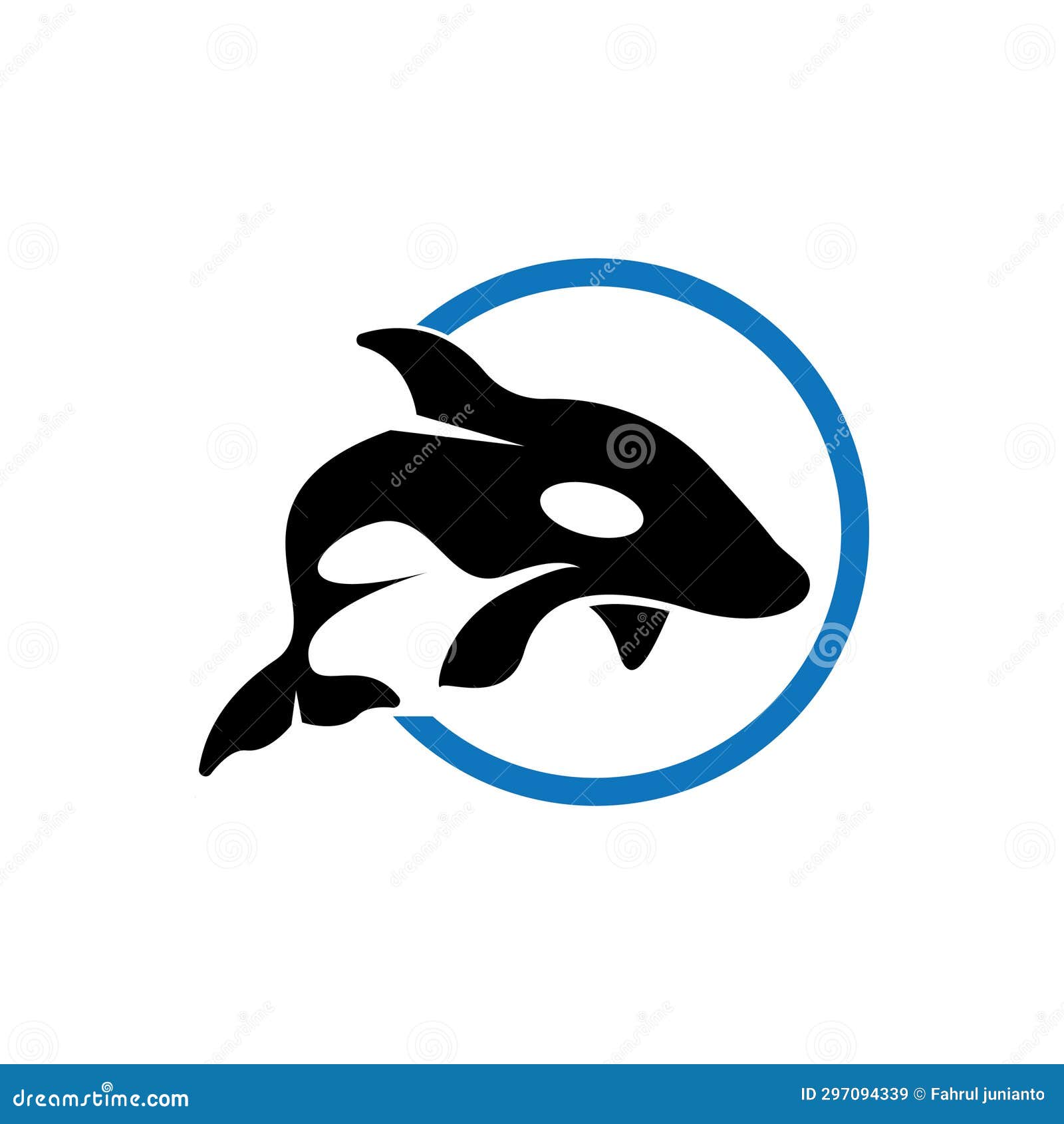 Orca Icon and Symbol Vector Template Illustration Stock Vector ...