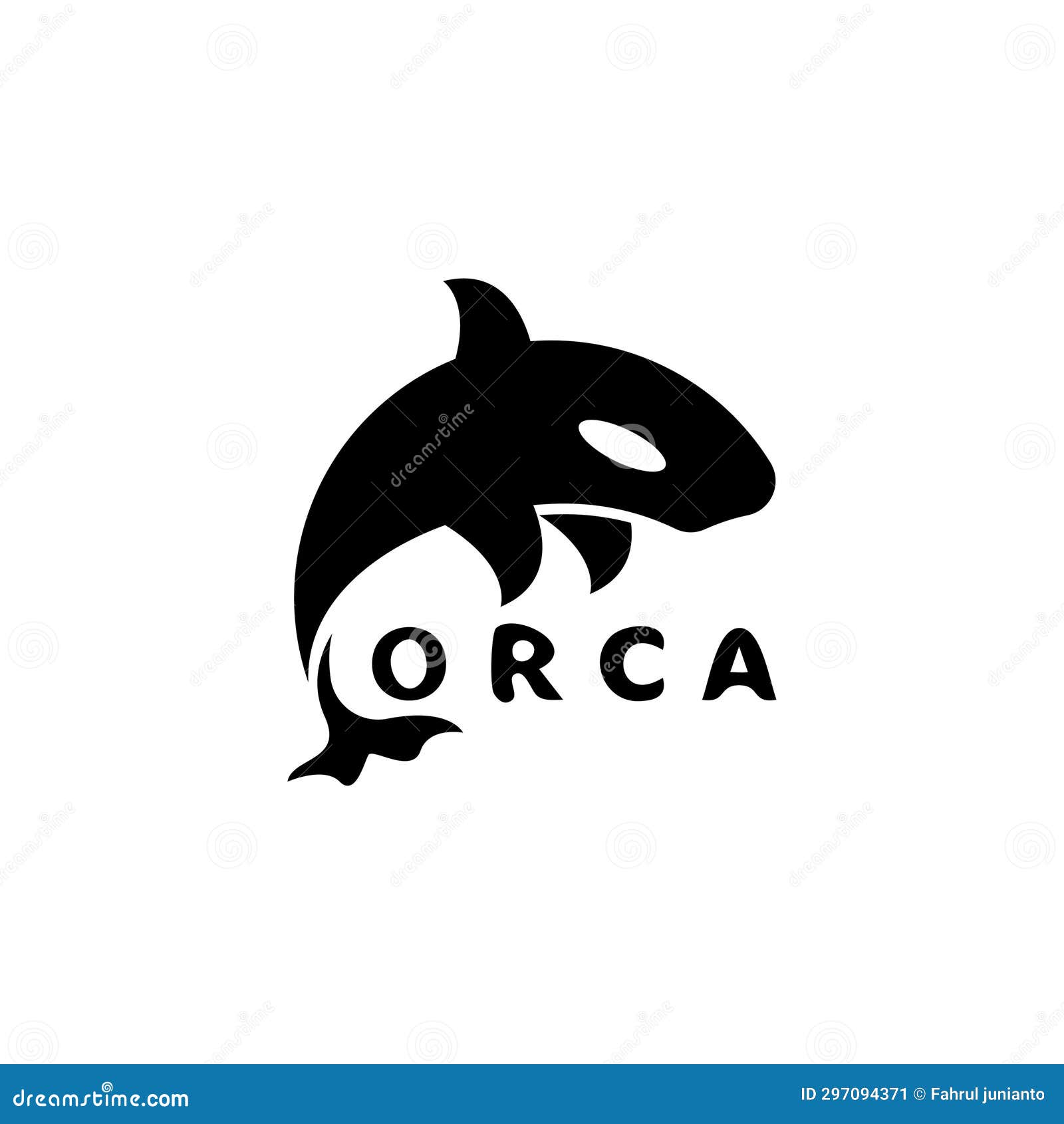 Orca Icon and Symbol Vector Template Illustration Stock Vector ...