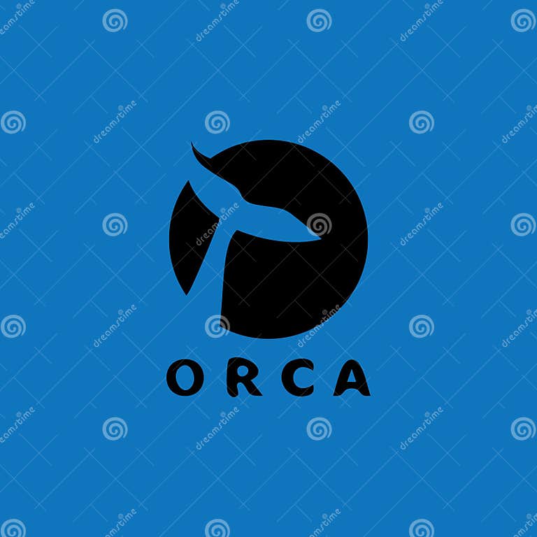 Orca Icon and Symbol Vector Template Illustration Stock Vector ...