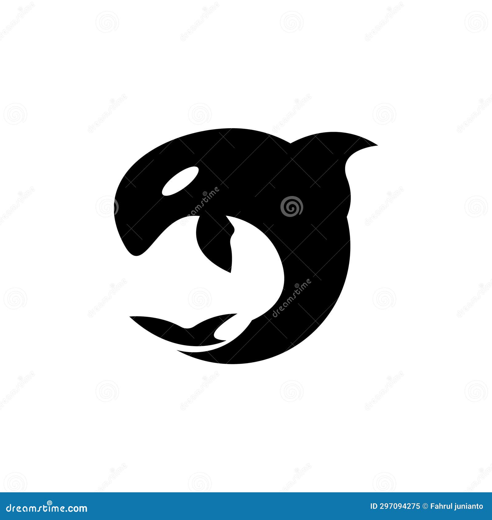 Orca Icon and Symbol Vector Template Illustration Stock Illustration ...
