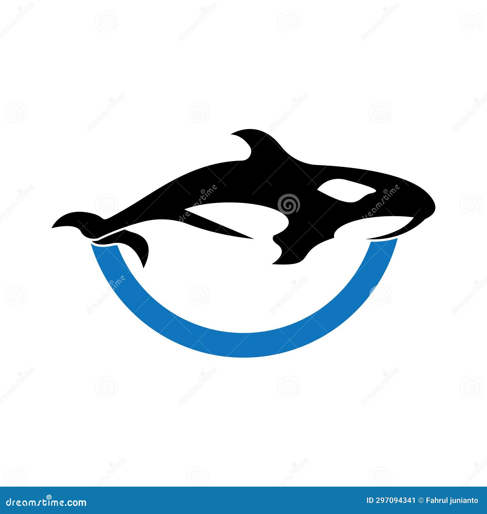 Orca Icon and Symbol Vector Template Illustration Stock Vector ...