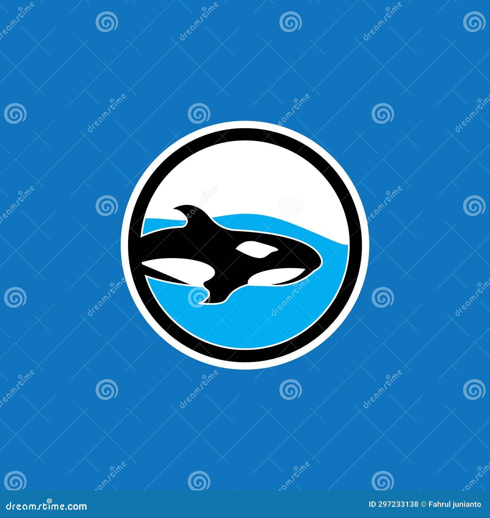 Orca Icon and Symbol Vector Template Illustration Stock Vector ...
