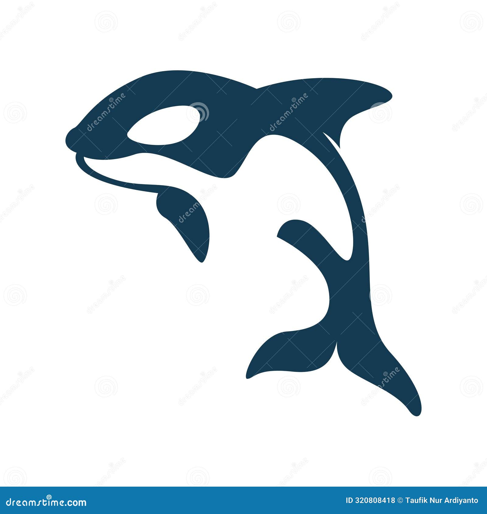 Orca Whale Icon Logo Design Stock Vector - Illustration of fish, ocean ...
