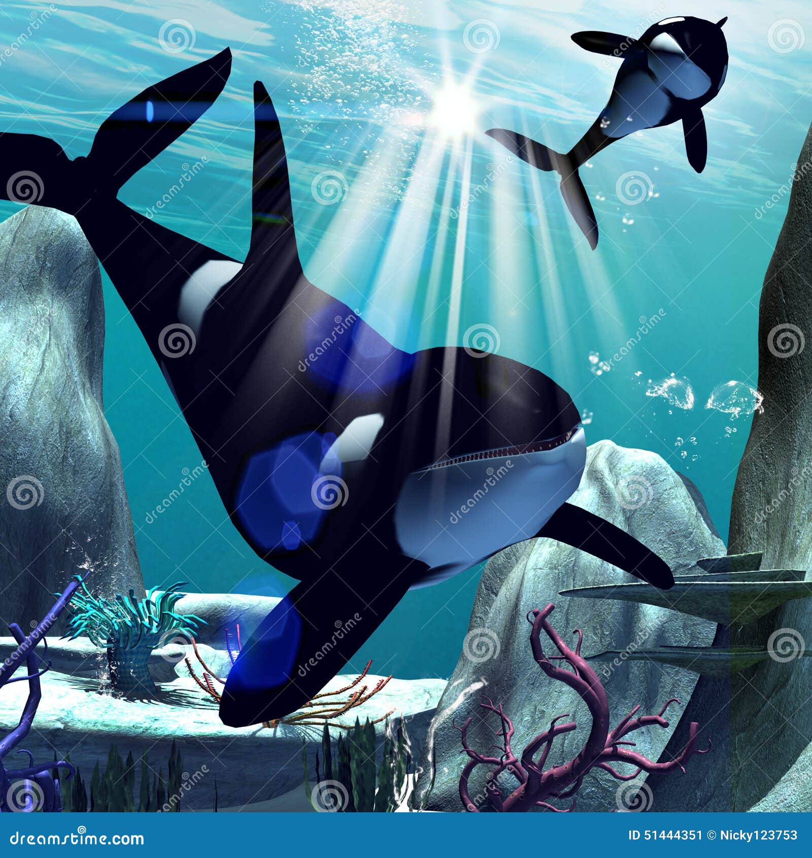 Orcas Cartoons, Illustrations & Vector Stock Images - 959 Pictures to ...