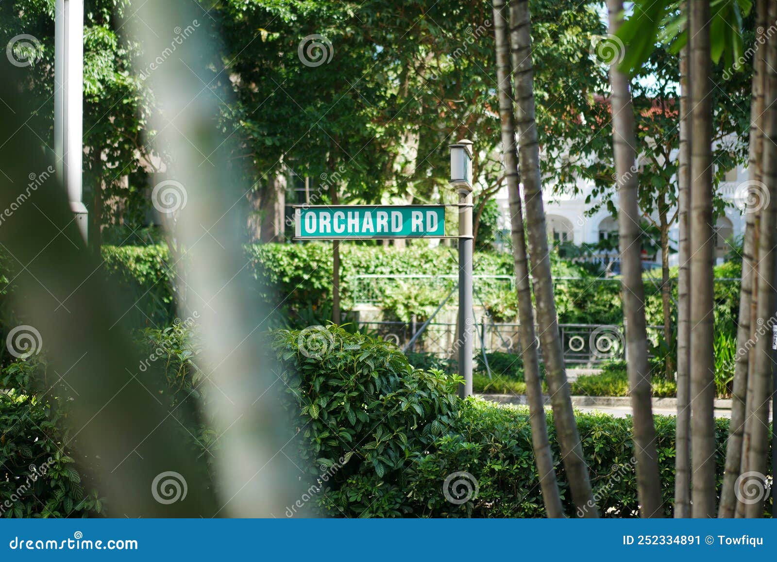 Orchad Road Sing and Buildings Stock Image - Image of landmark, tourism ...