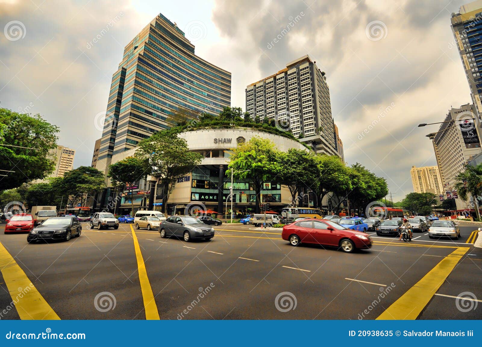 Orchard Road, Singapore editorial image. Image of urban - 20938635