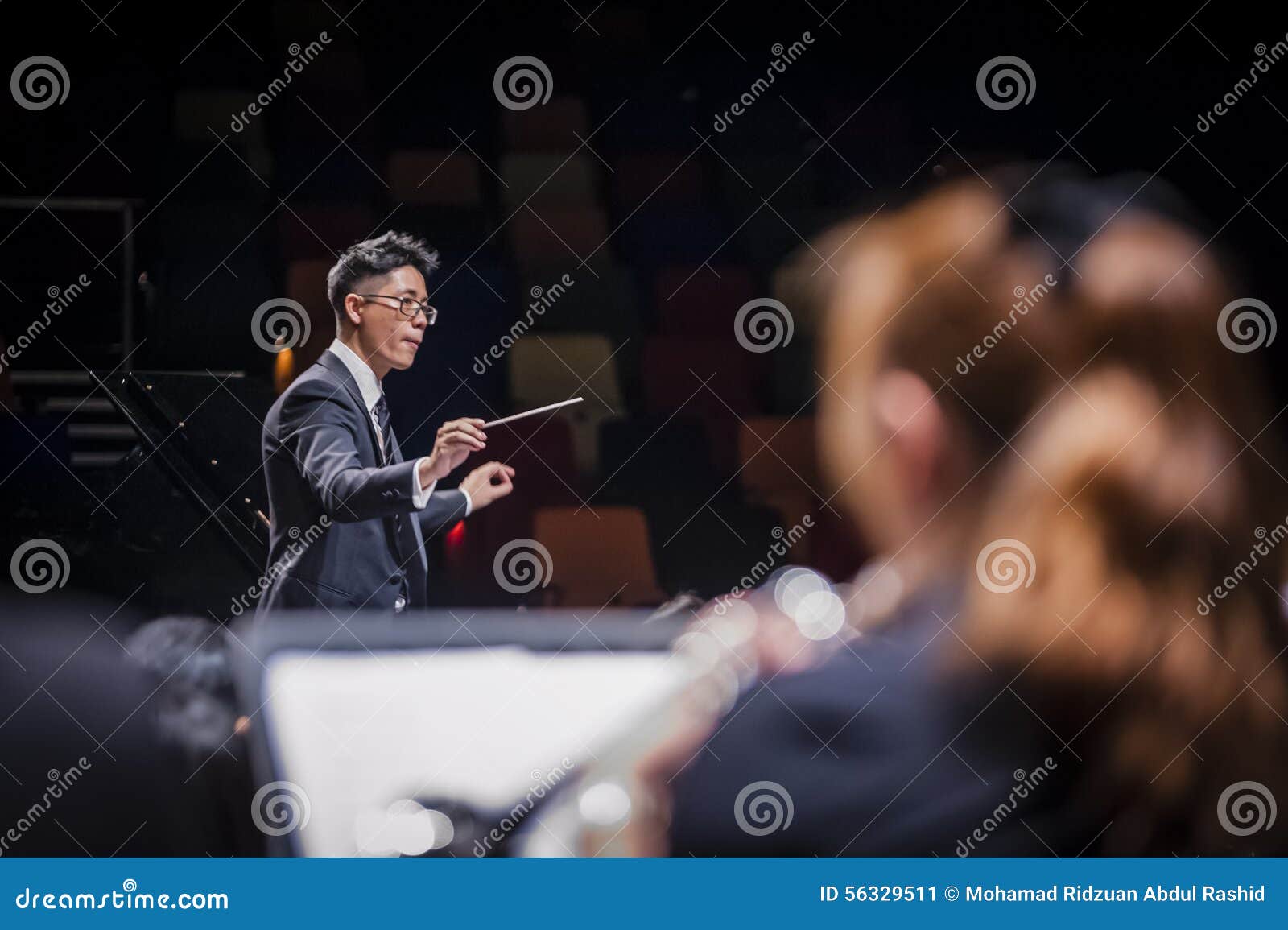 Orchestra Conductor editorial photo. Image of industries - 56329511
