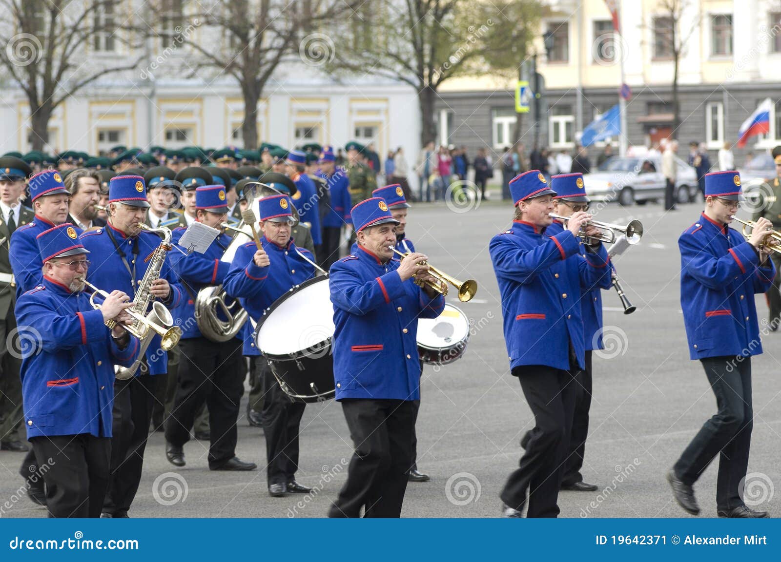 Orchestra on a Parade editorial photo. Image of heavy - 19642371