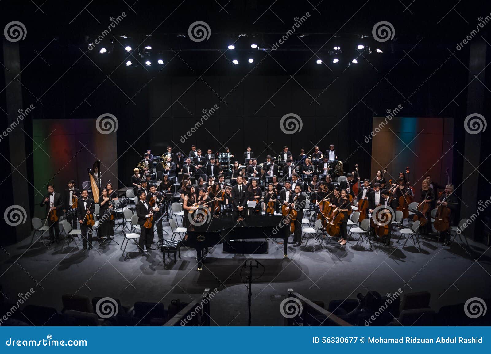 Orchestra editorial photography. Image of object, music - 56330677