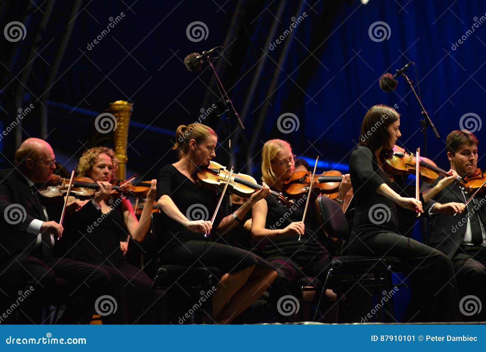 Orchestra editorial photo. Image of musician, conductor - 87910101