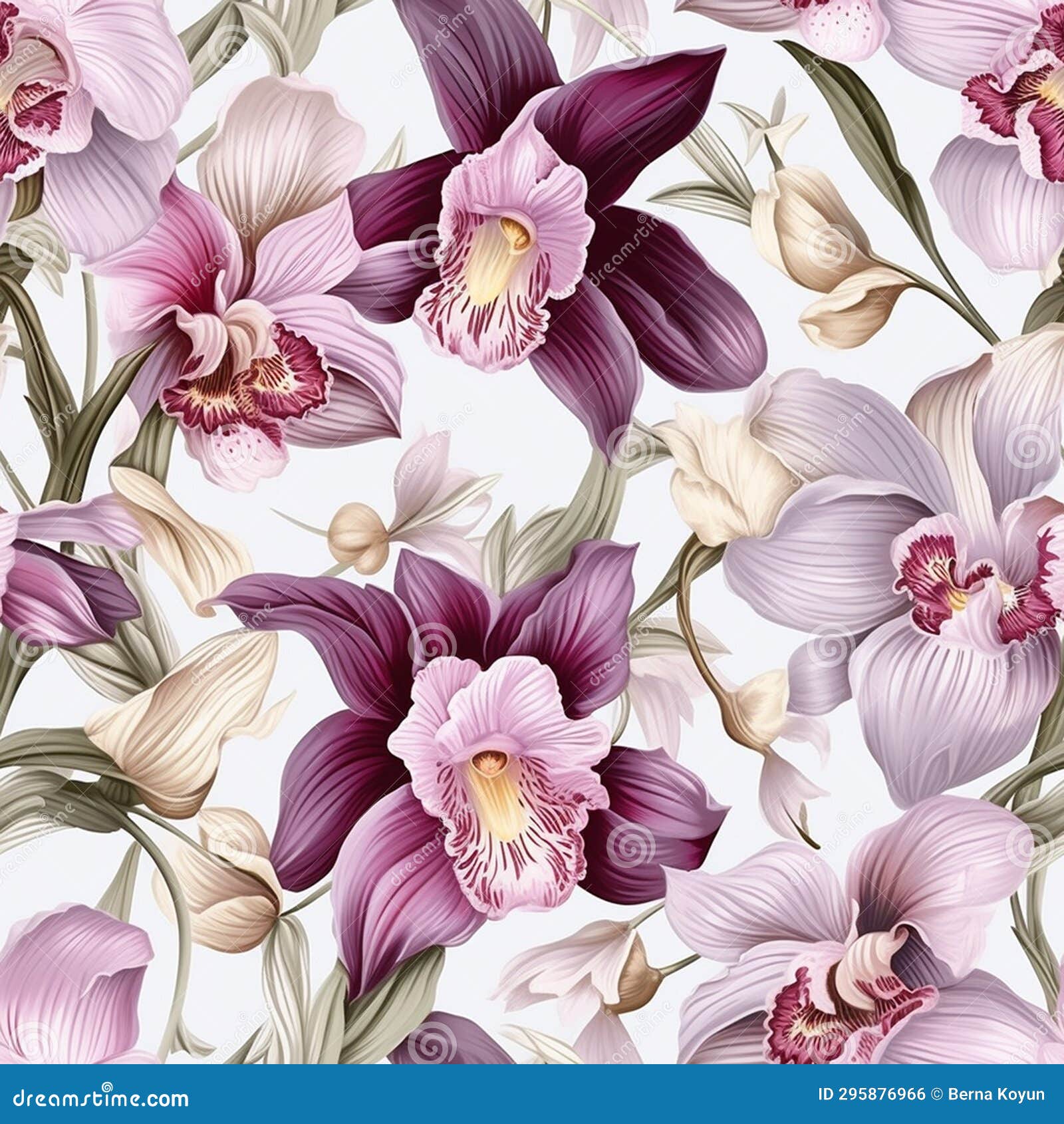 Orchid texture for website stock illustration. Illustration of tree ...