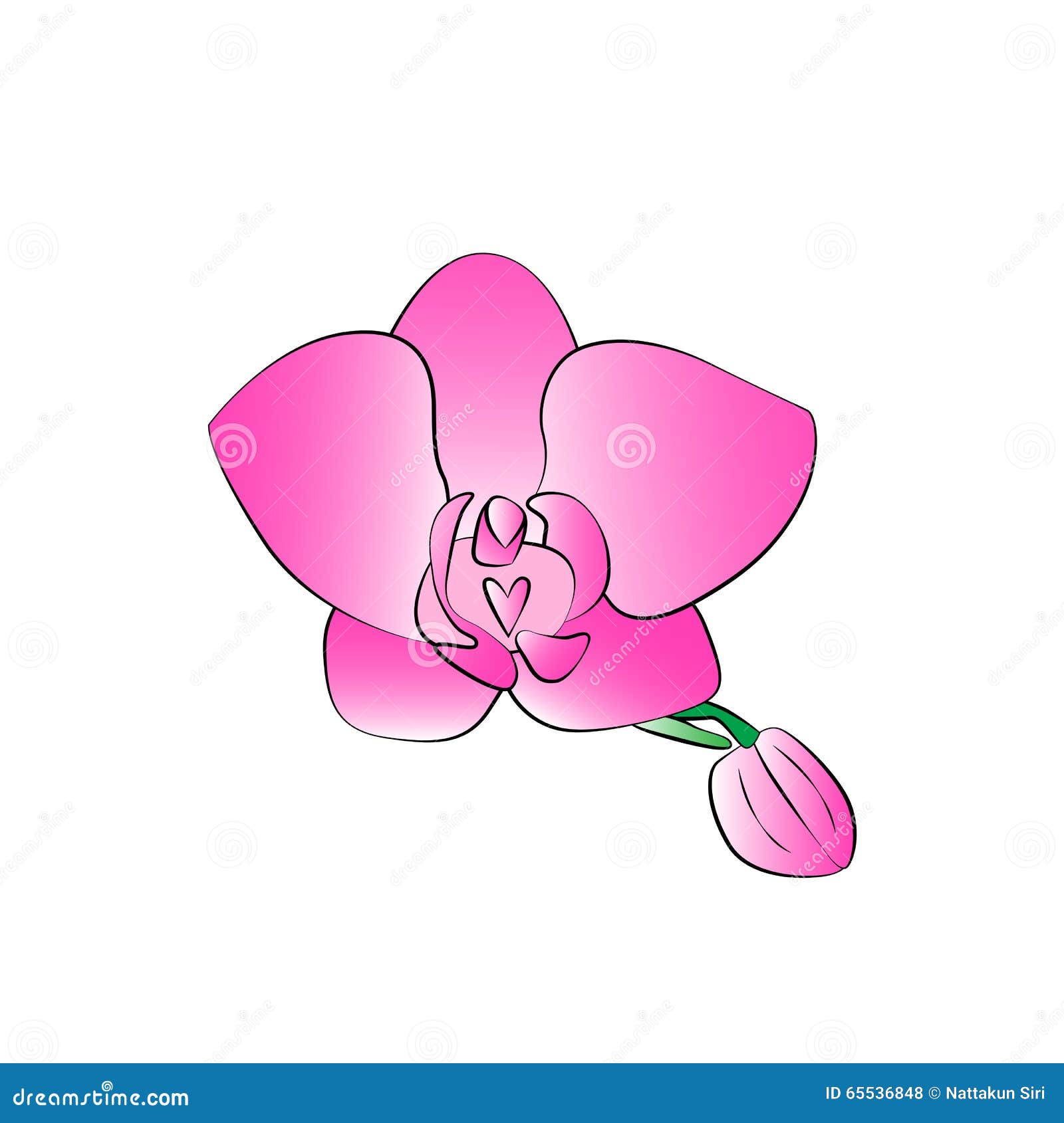 Orcid stock illustration. Illustration of wild, moon - 65536848