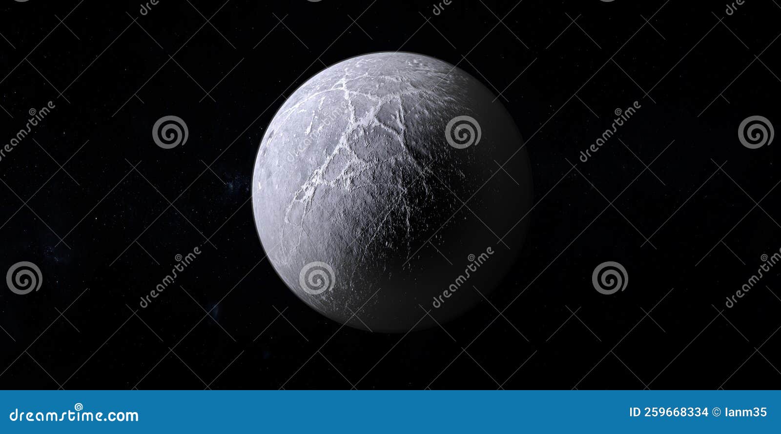 Orcus Dwarf Planet Rotating Stock Illustration - Illustration of ...