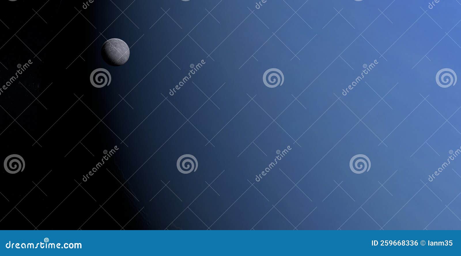 Orcus Dwarf Planet In Orbit With Pluto At Background Stock Photo ...