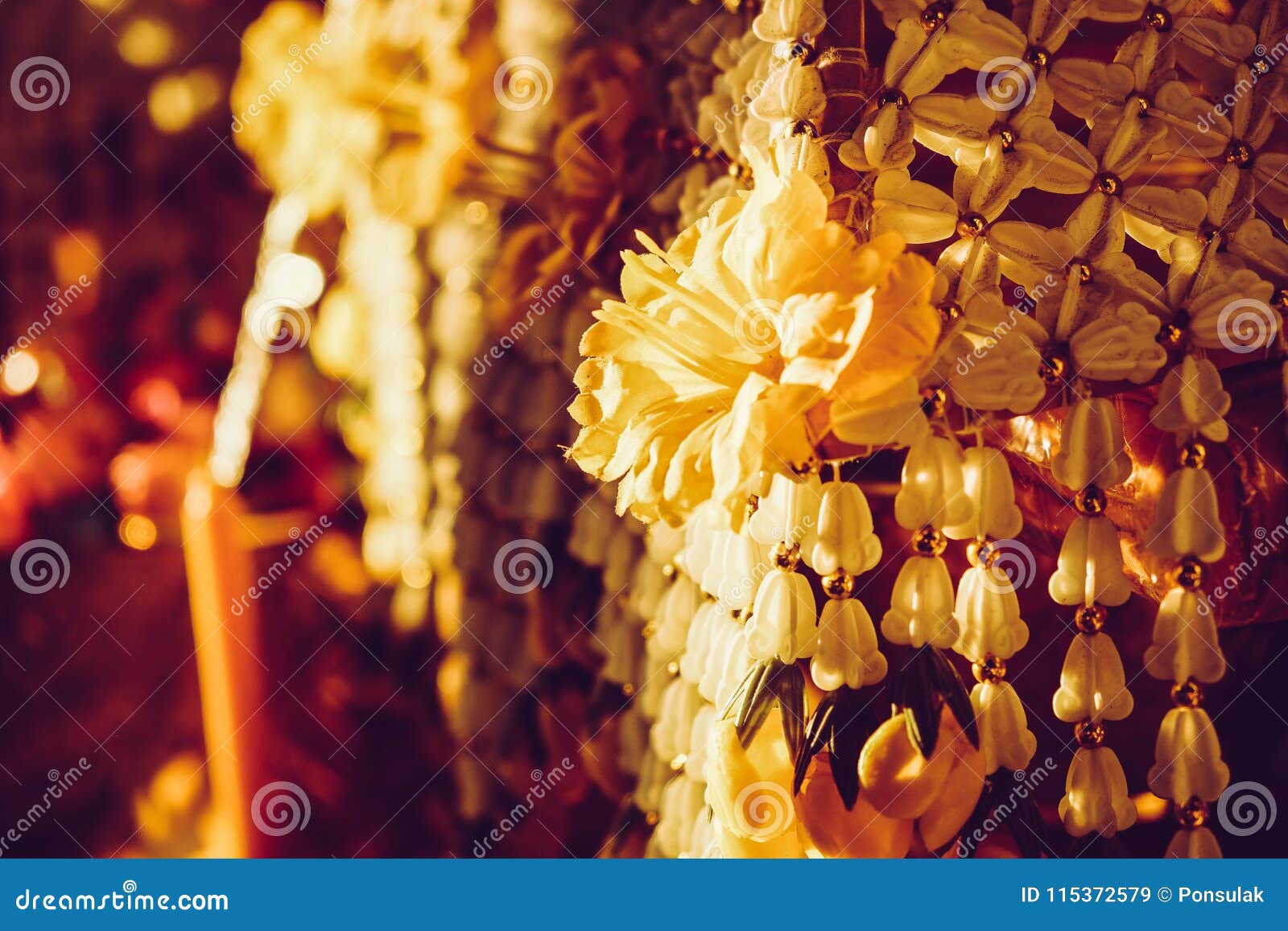 The Ordain of Ordination Ceremony Stock Image - Image of flower ...