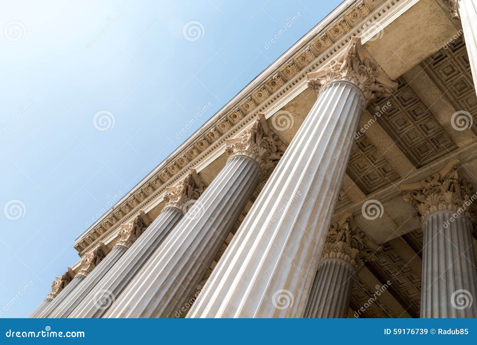 Ordem Composta Das Colunas Gregas Do Estilo Imagem de Stock - Imagem de ...