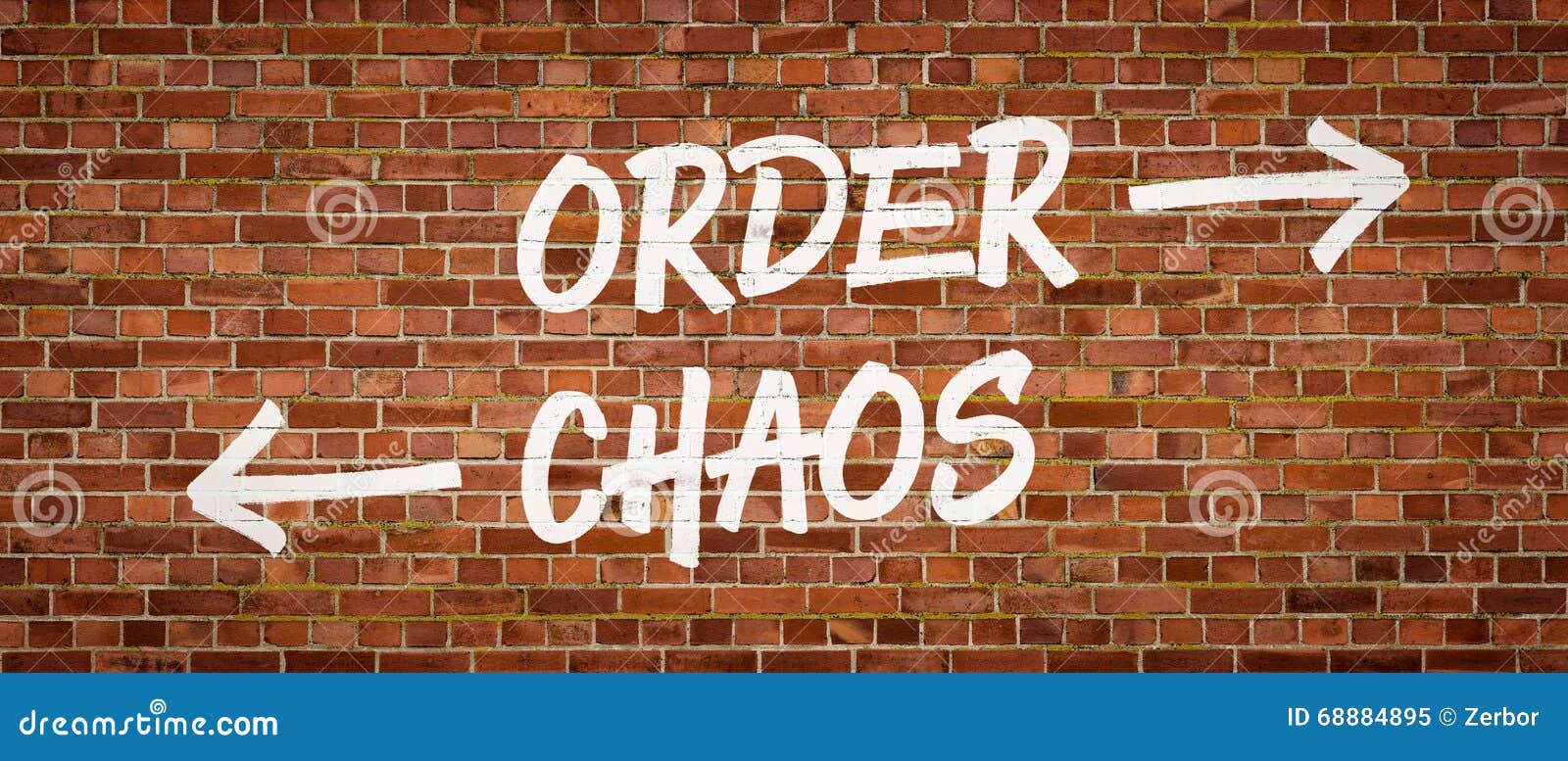 Order or Chaos stock image. Image of control, message - 68884895